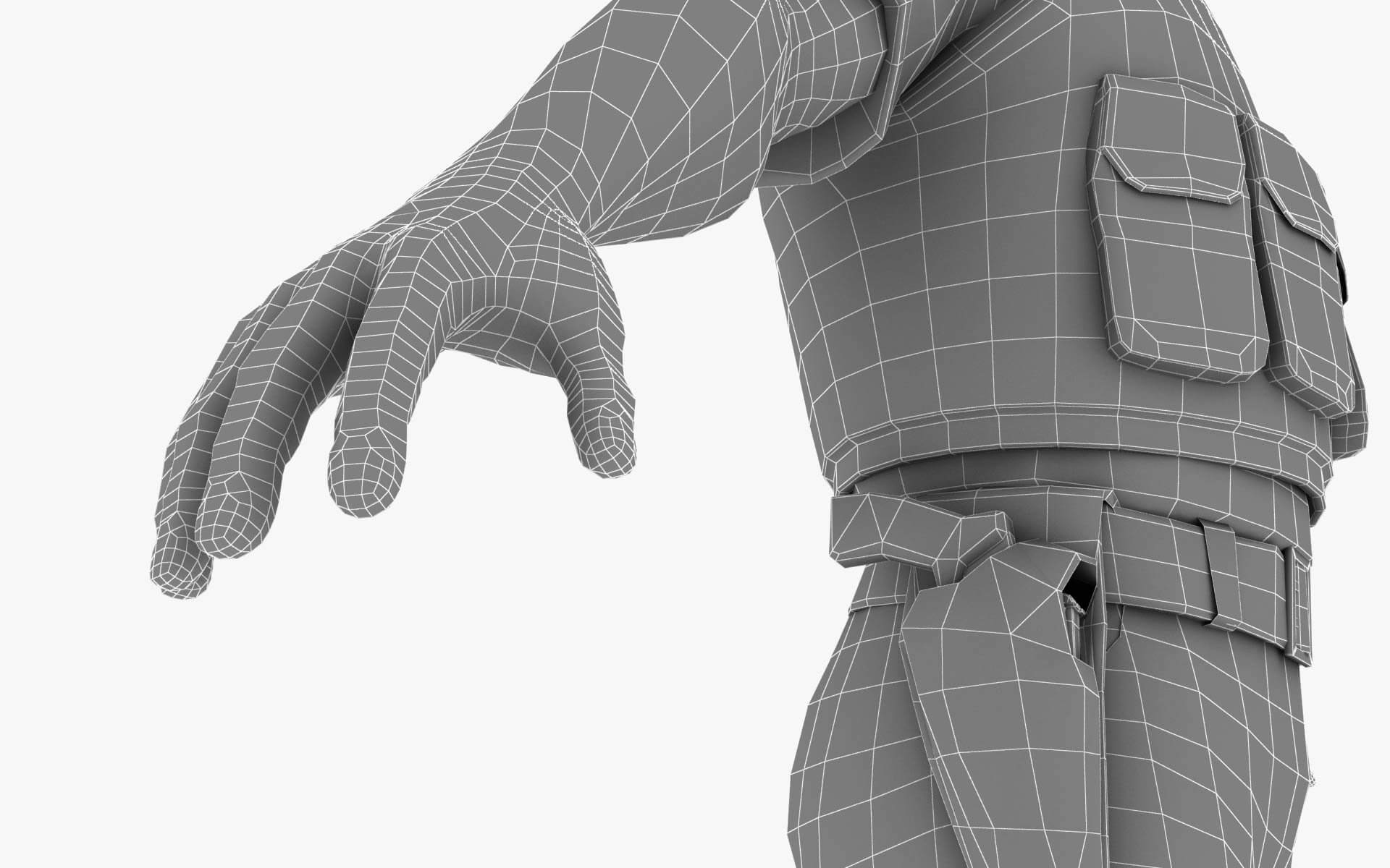 Security Guard - 3D Model by tomoplace