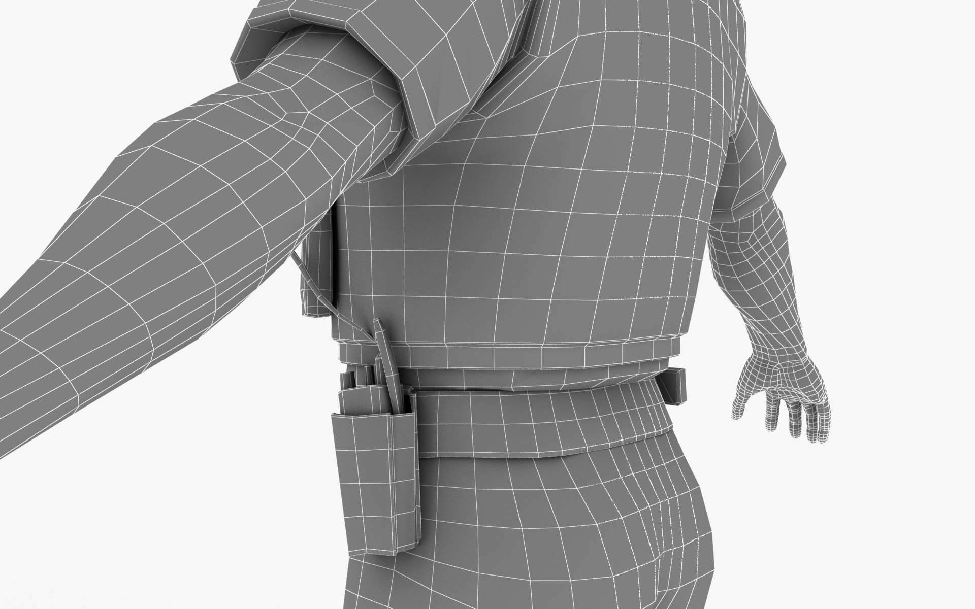 Security Guard - 3D Model by tomoplace