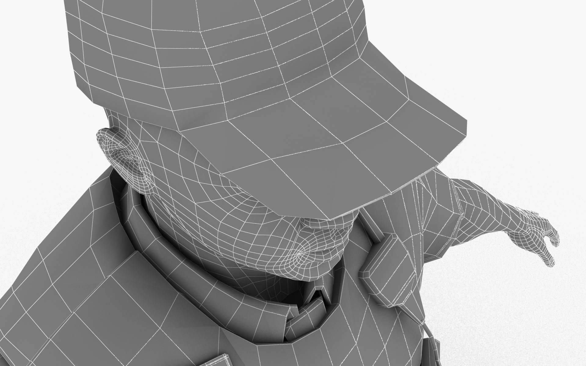 Security Guard - 3D Model by tomoplace