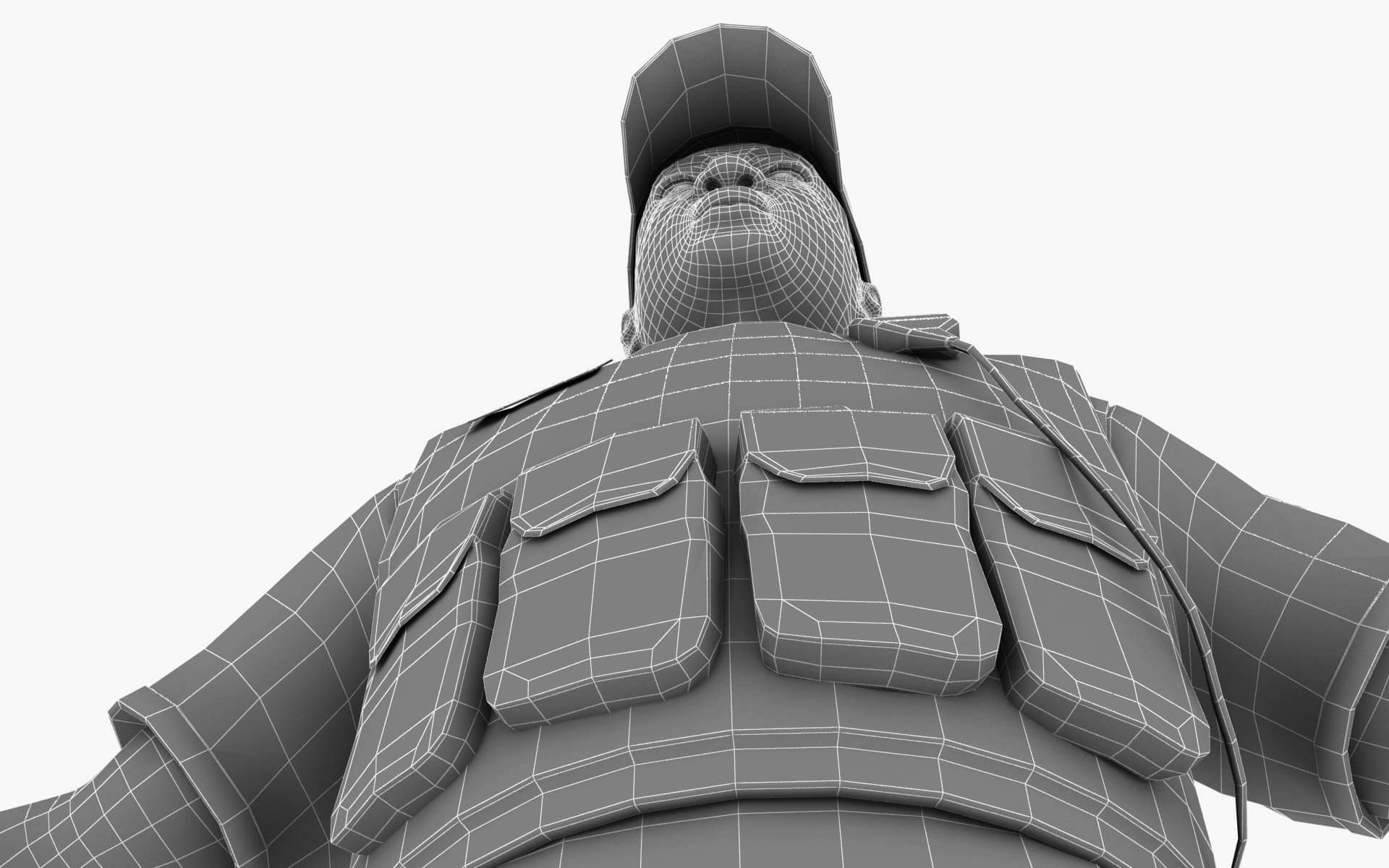 Security Guard - 3D Model by tomoplace