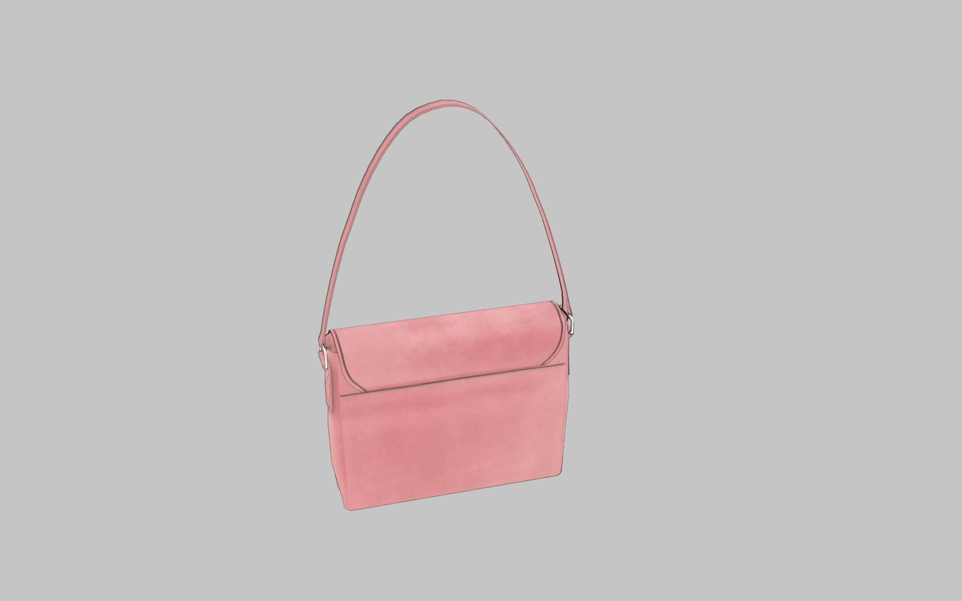 Shoulder Bag 0007 - 3D Model by tomoplace