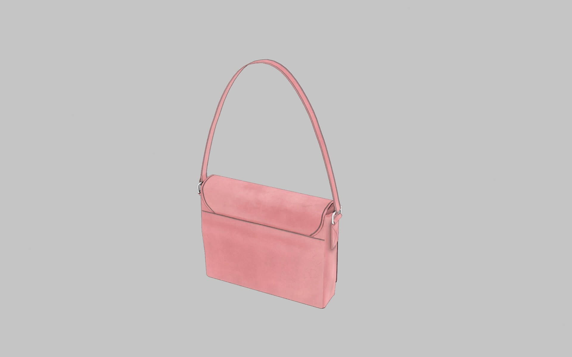 Shoulder Bag 0007 - 3D Model by tomoplace