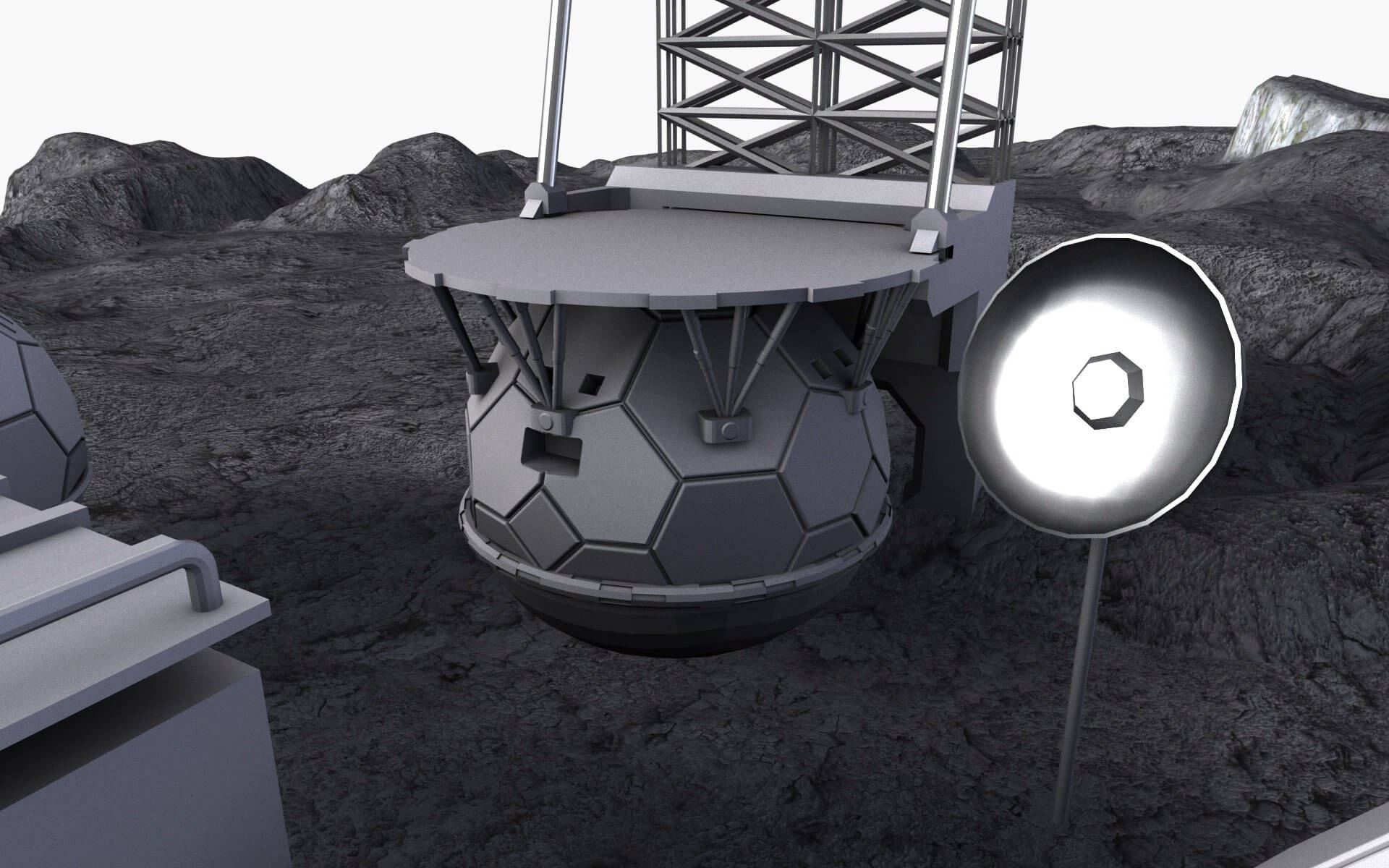 Space Base - 3D Model by tomoplace