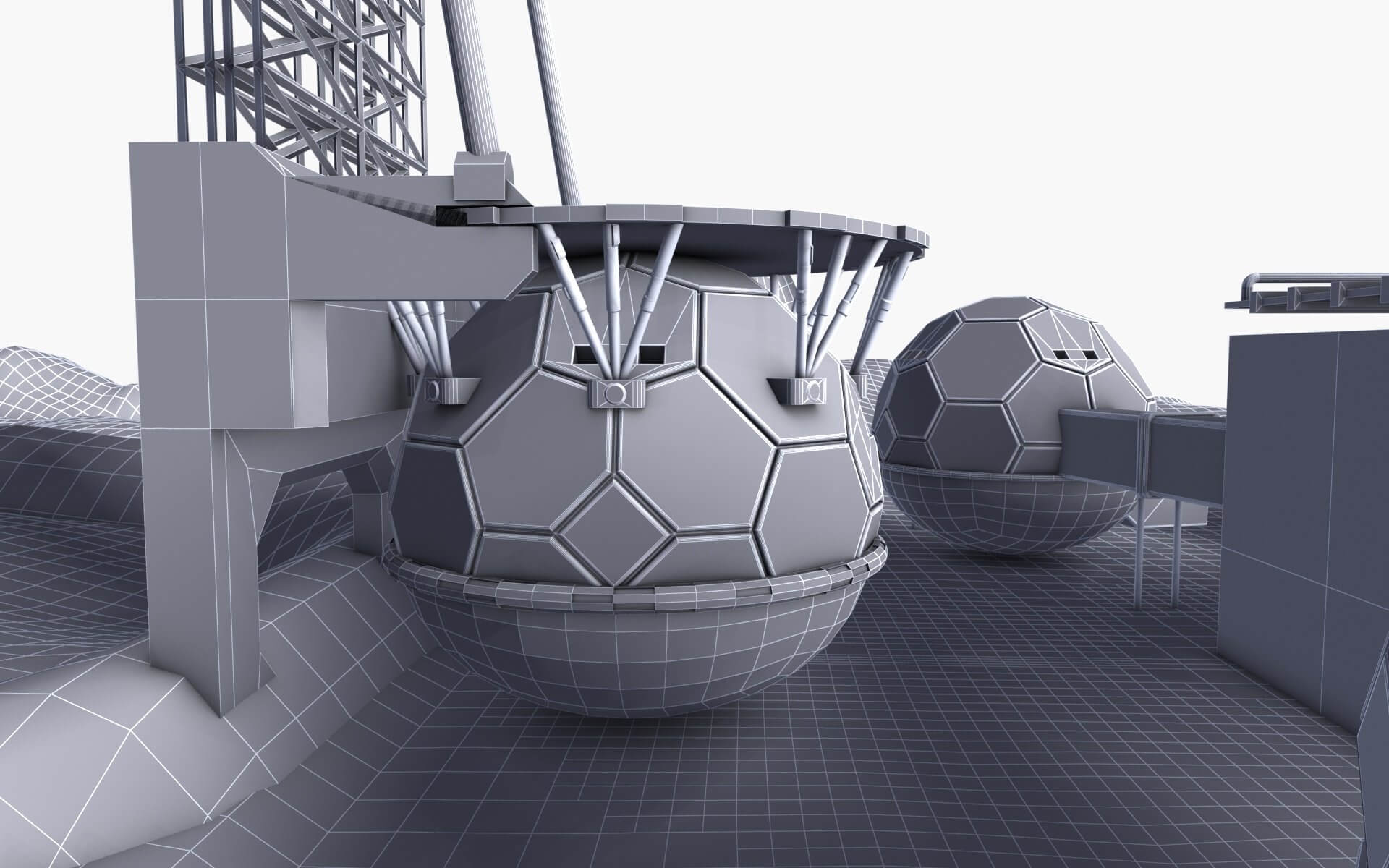 Space Base - 3D Model by tomoplace