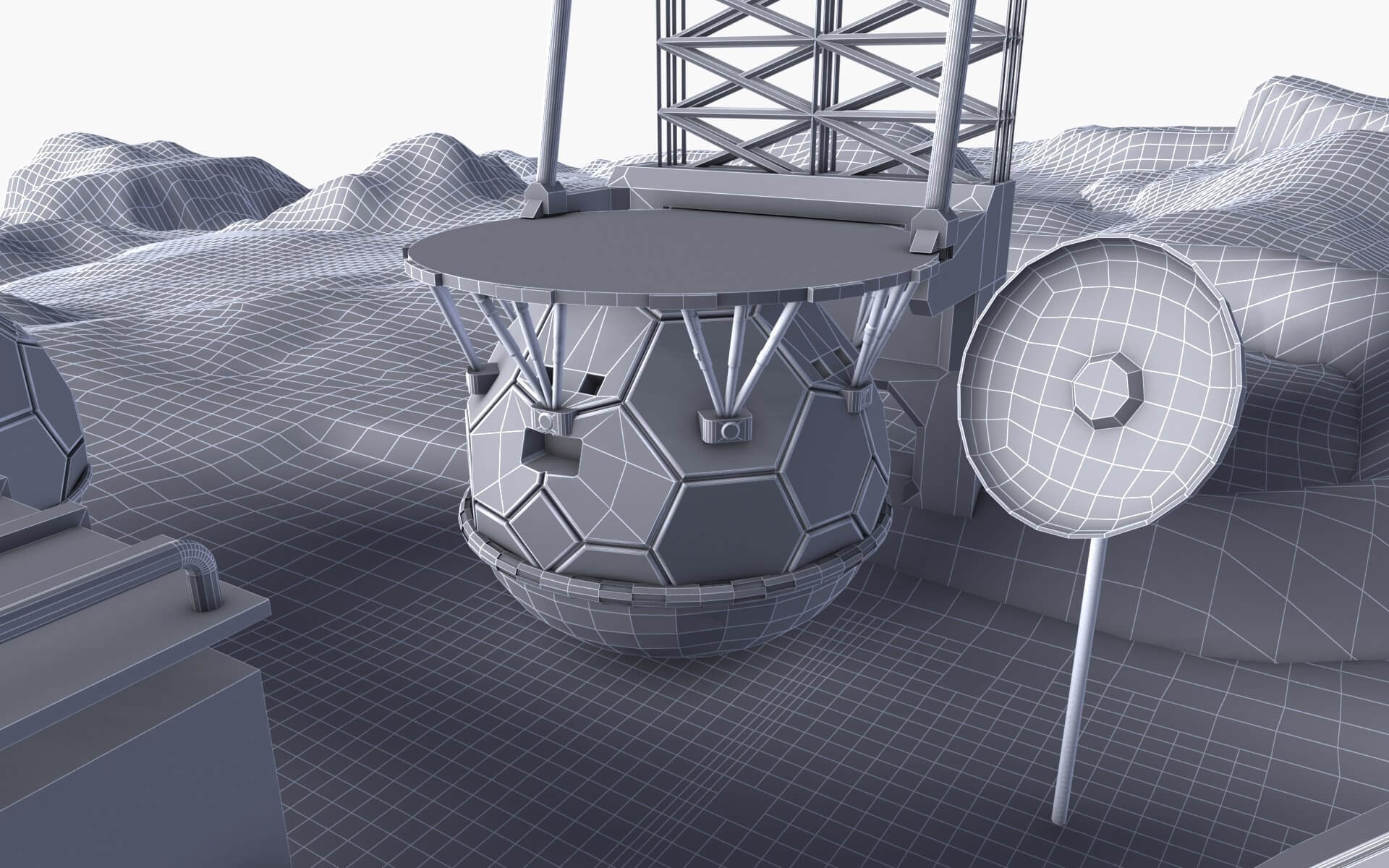 Space Base - 3D Model by tomoplace