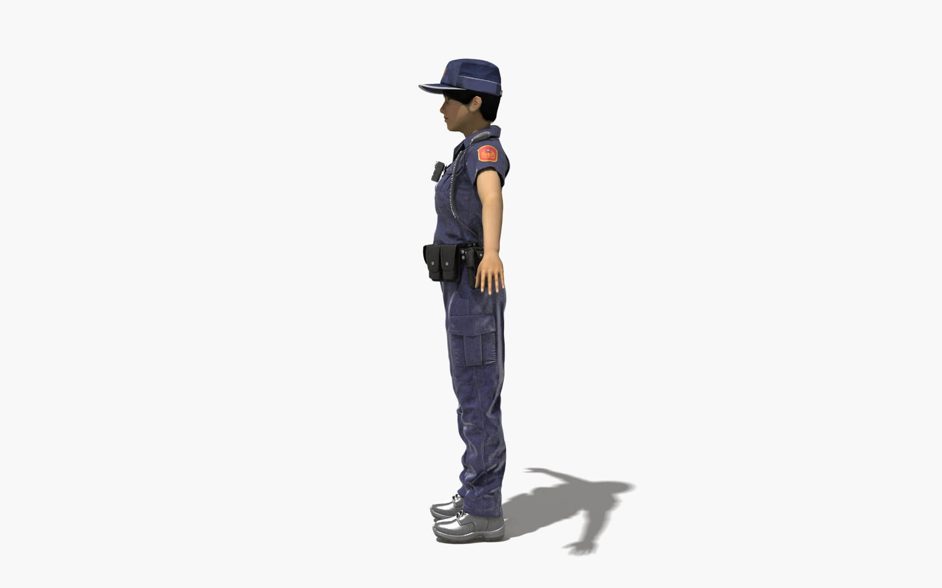Taiwan Female Police Officer 0011 - 3D Model by tomoplace
