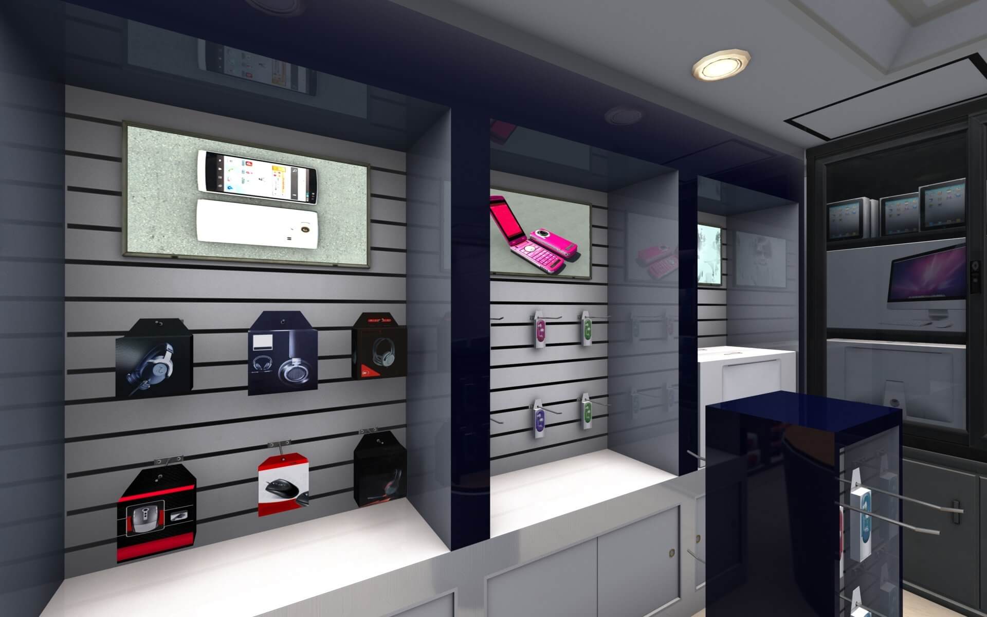 Taiwan Mobile Phone Shop - 3D Model by tomoplace