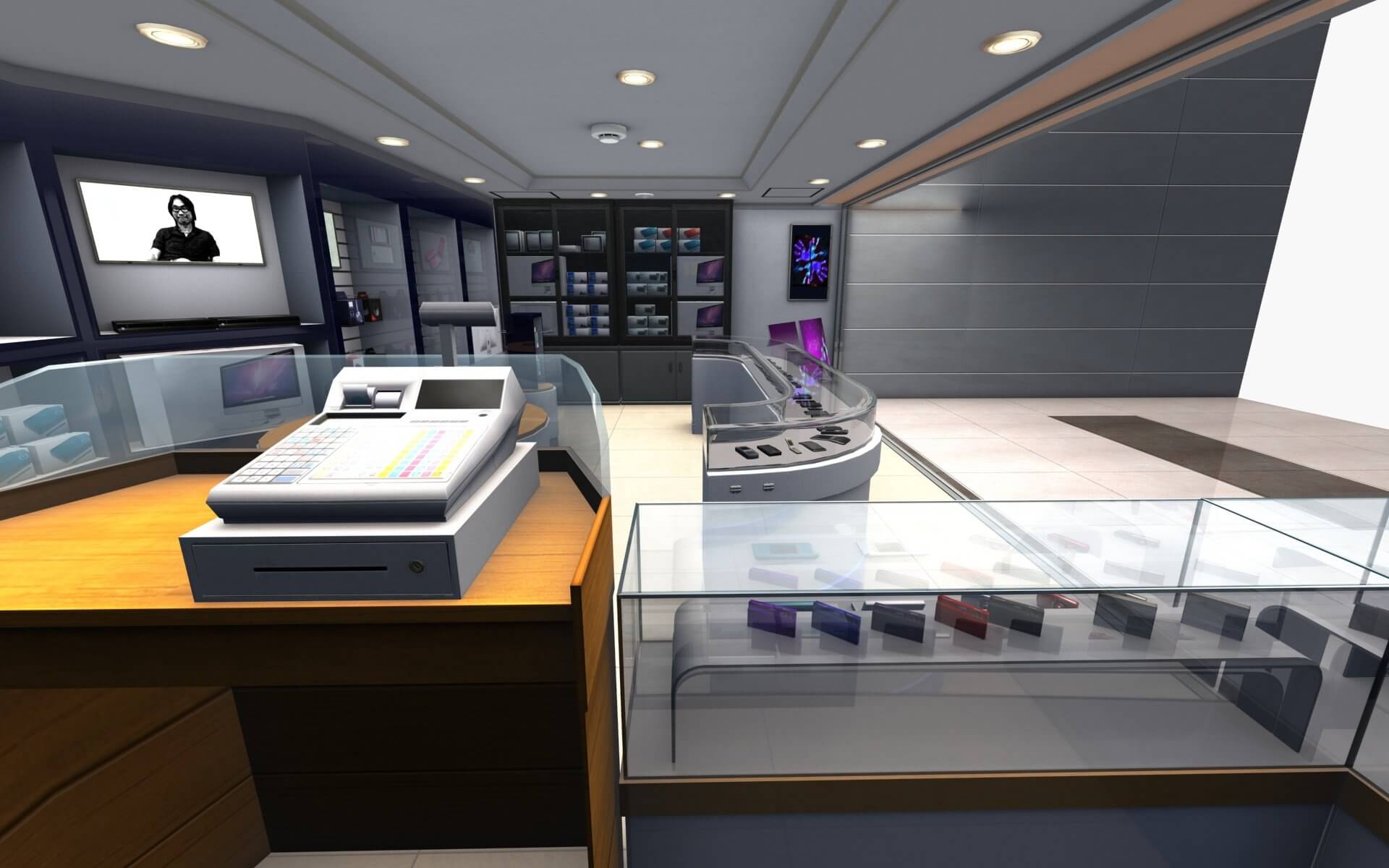 Taiwan Mobile Phone Shop - 3D Model by tomoplace