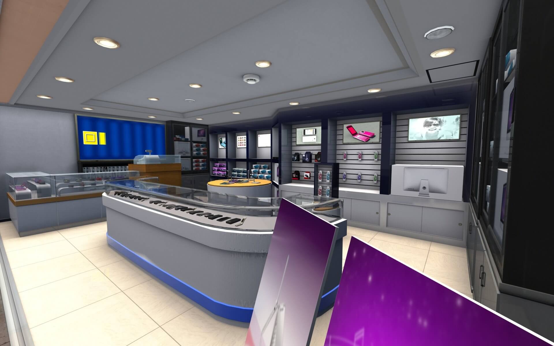 Taiwan Mobile Phone Shop - 3D Model by tomoplace