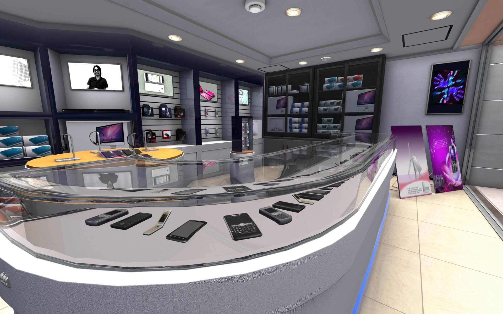 Taiwan Mobile Phone Shop - 3D Model by tomoplace