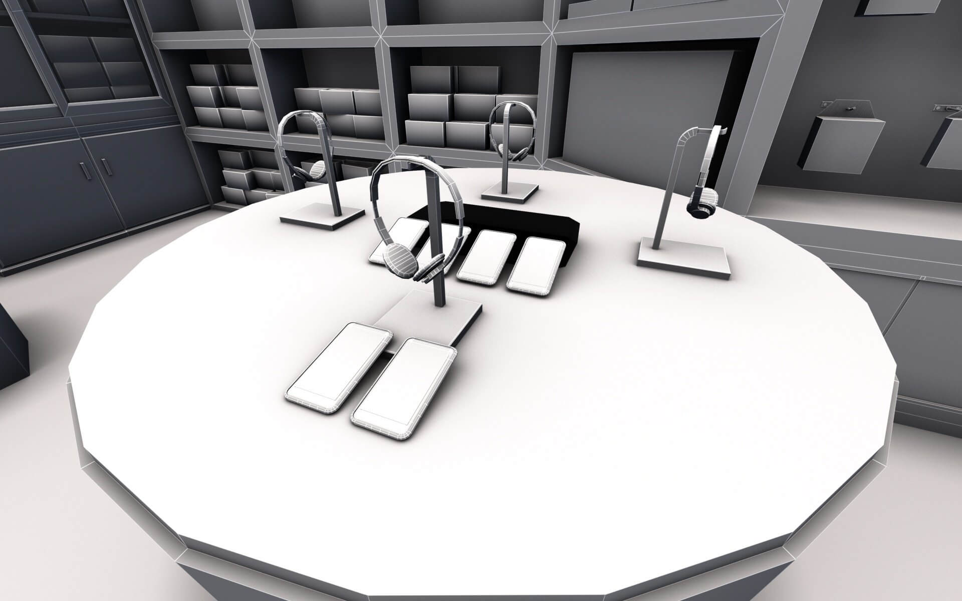 Taiwan Mobile Phone Shop - 3D Model by tomoplace