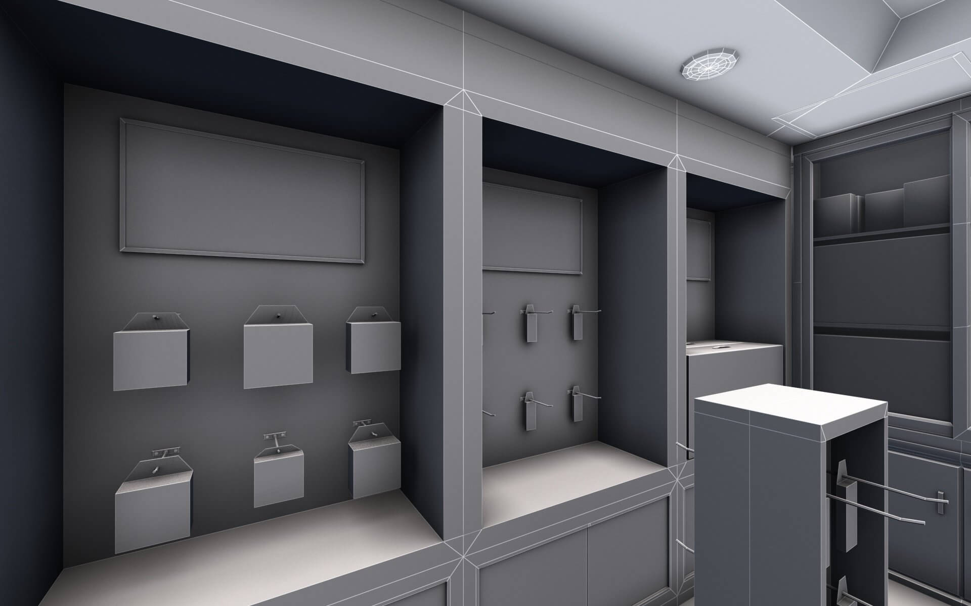 Taiwan Mobile Phone Shop - 3D Model by tomoplace