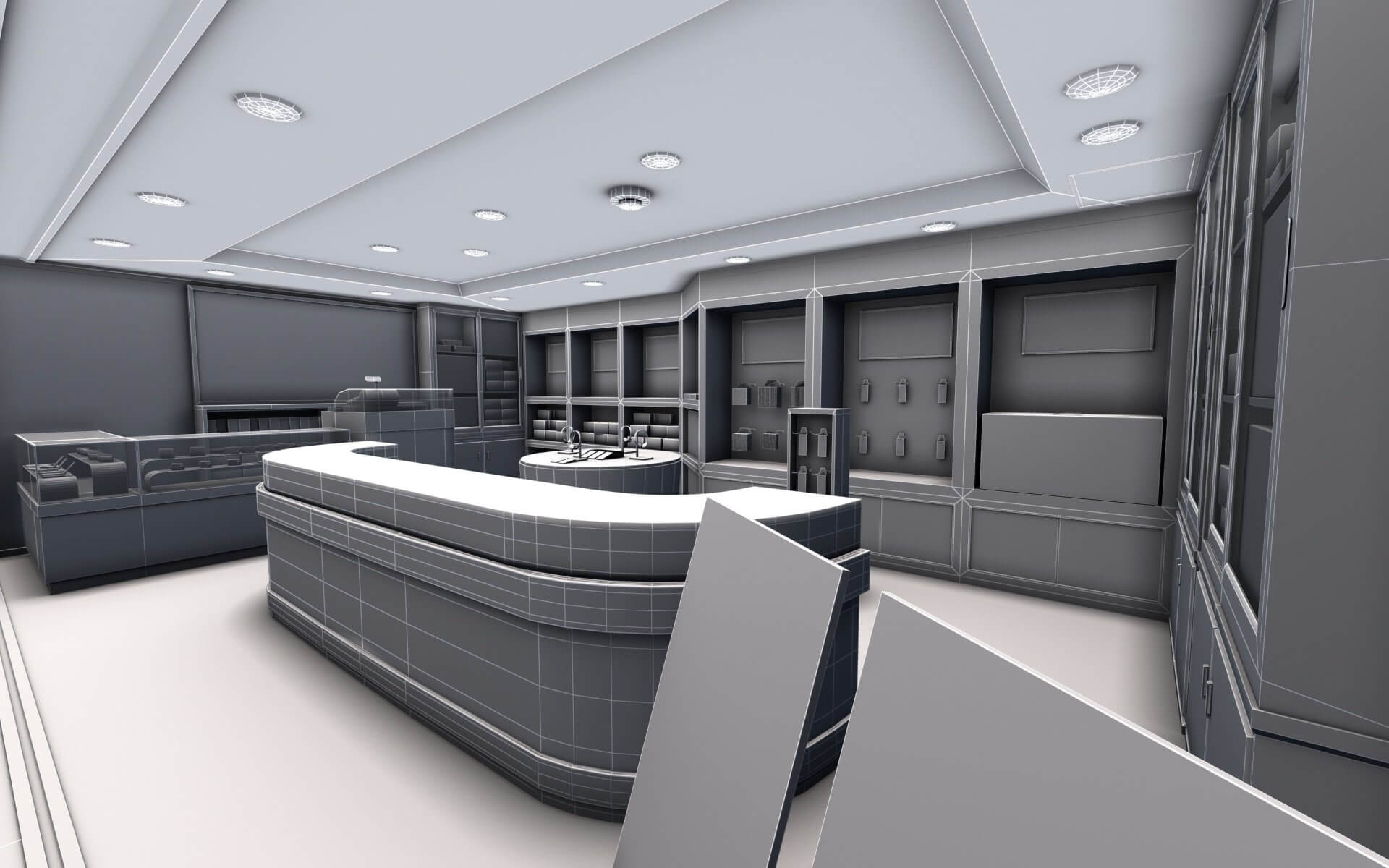 Taiwan Mobile Phone Shop - 3D Model by tomoplace