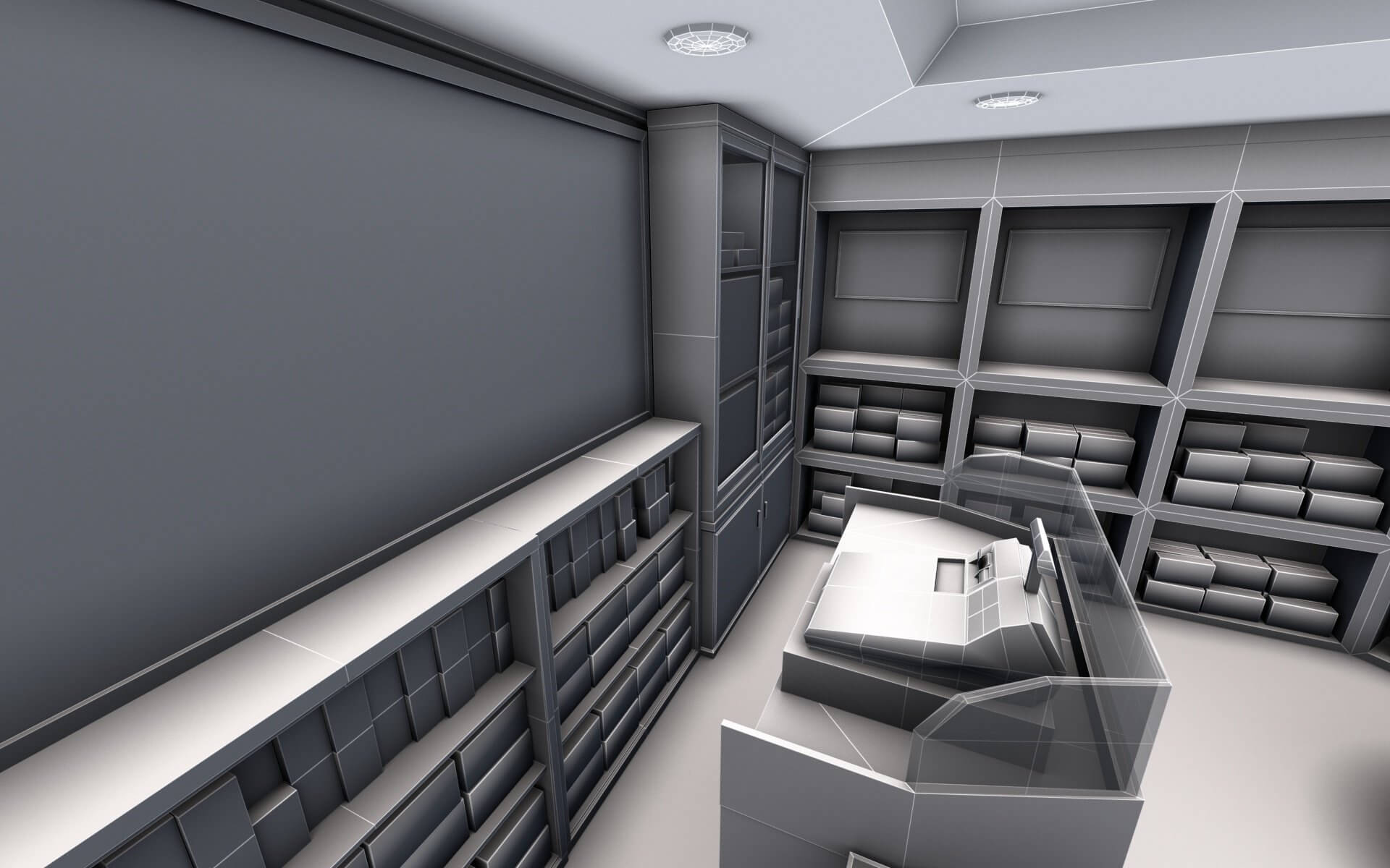 Taiwan Mobile Phone Shop - 3D Model by tomoplace