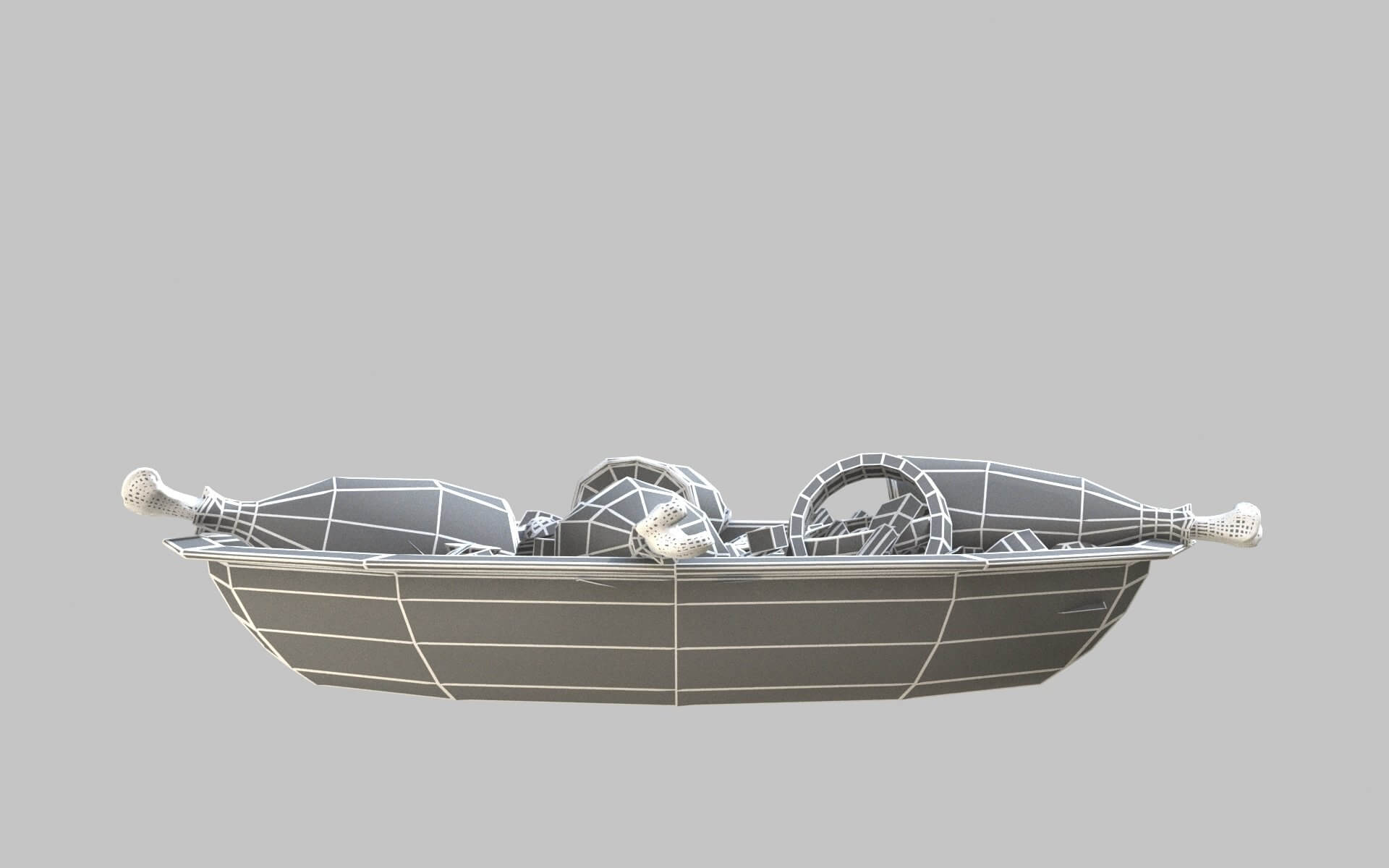 Turkey Leg Salad - 3D Model by tomoplace