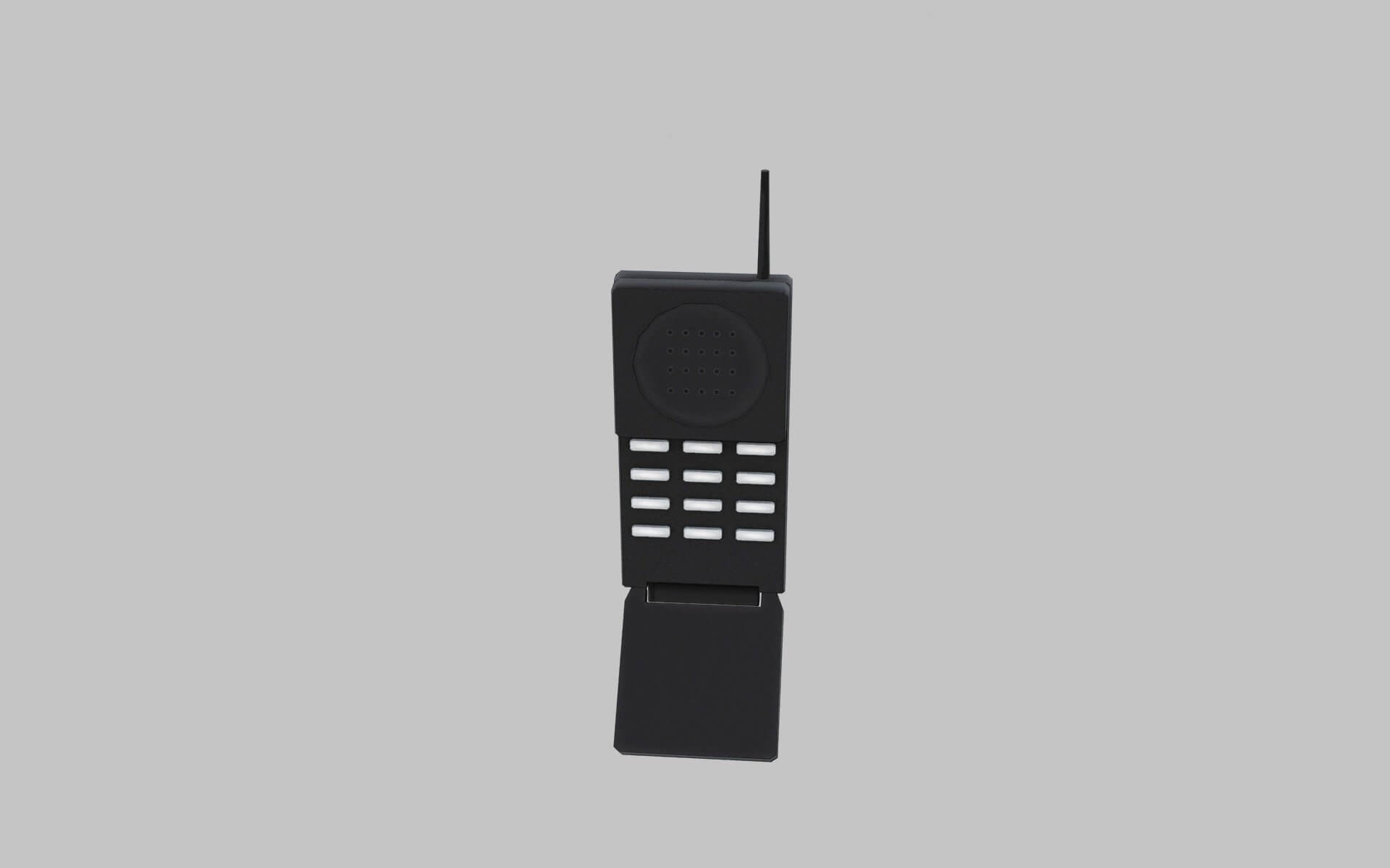Vintage Cell Phone - 3D Model by tomoplace