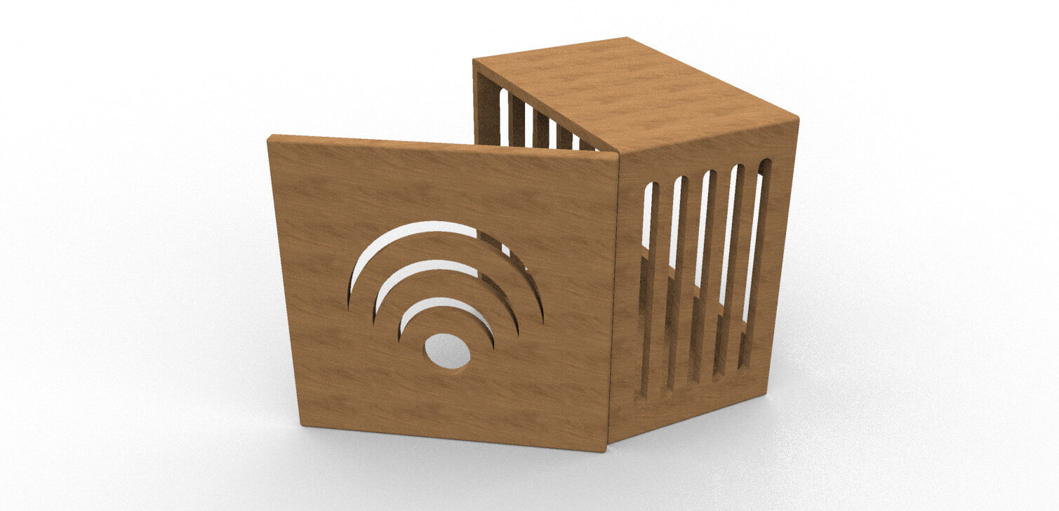 Box for Router - 3D Model by tonzo