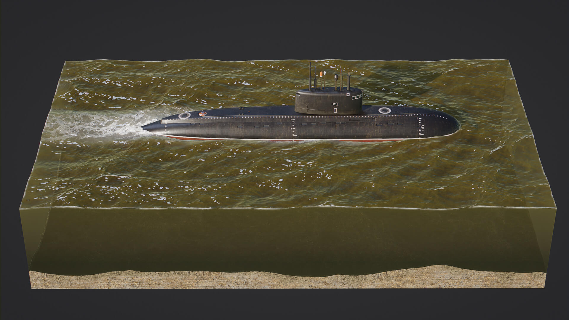 Project 636 Varshavyanka - 3D Model by topSSSpot