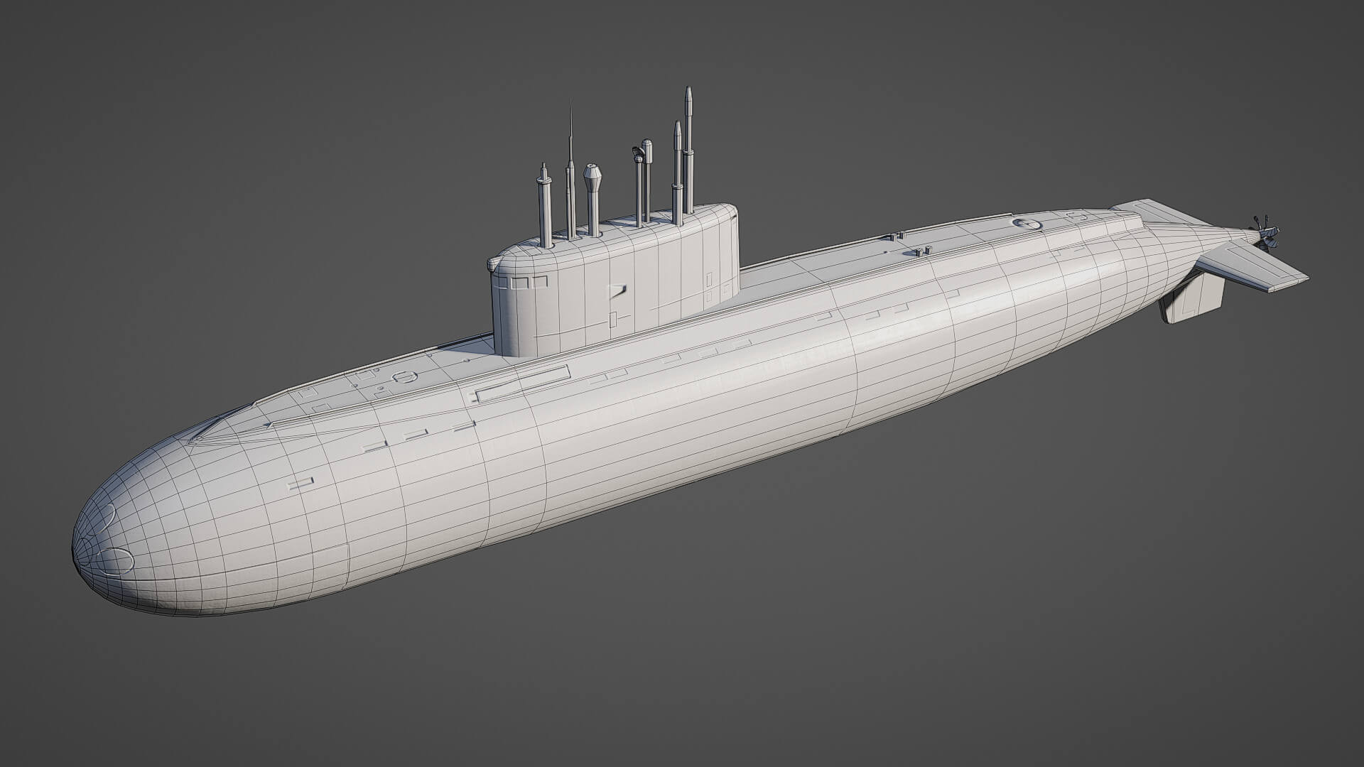 Project 636 Varshavyanka - 3D Model by topSSSpot