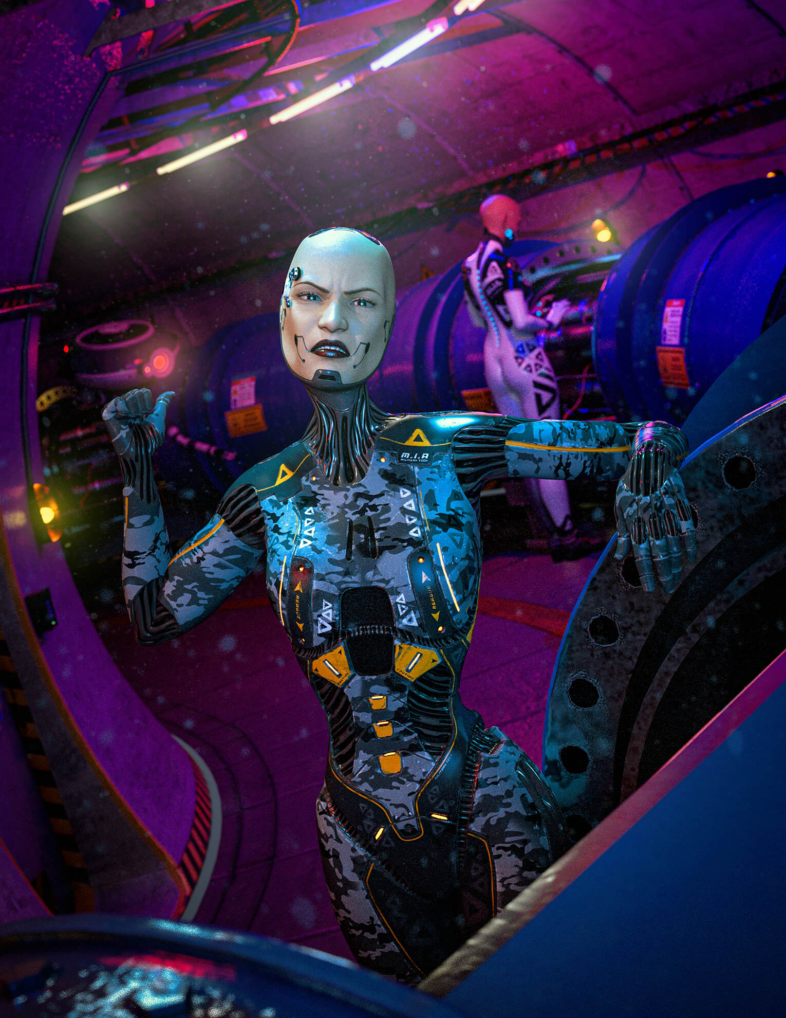 FNG 3D Render, Digital Art by Torgan