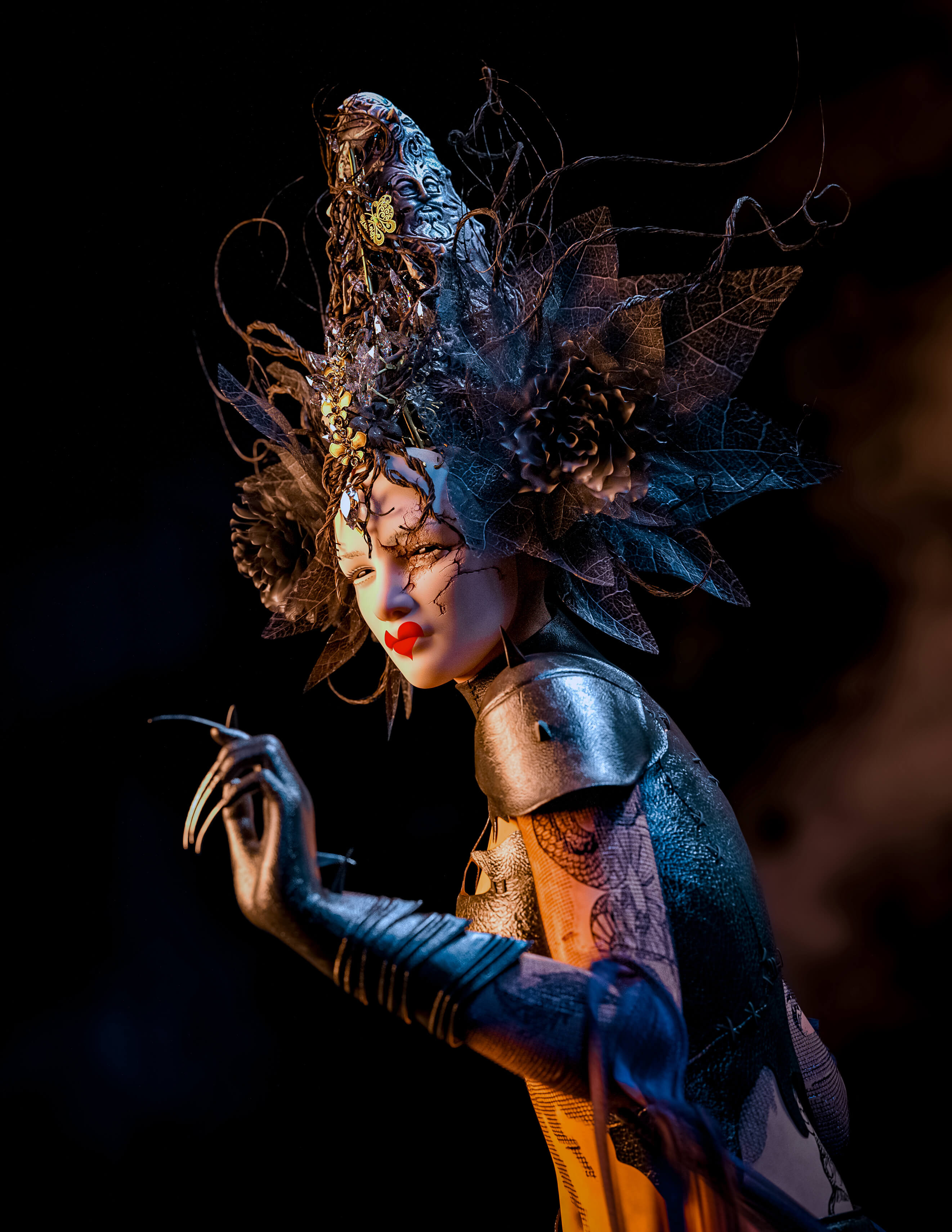 Madam Fracture 3D Render, Digital Art by Torgan