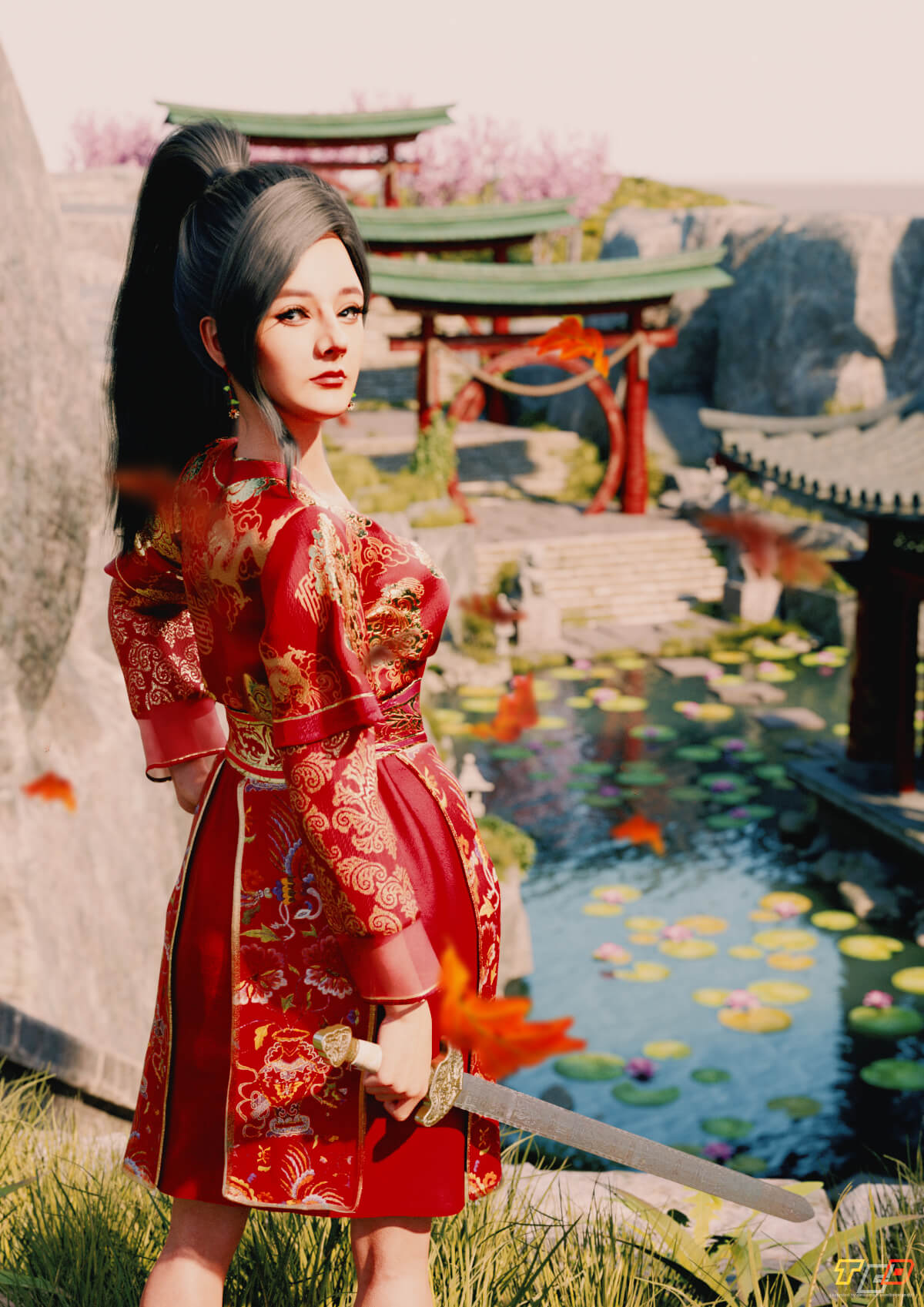 The Red Princess for Genesis 8 Female - Daz Content by totocandy