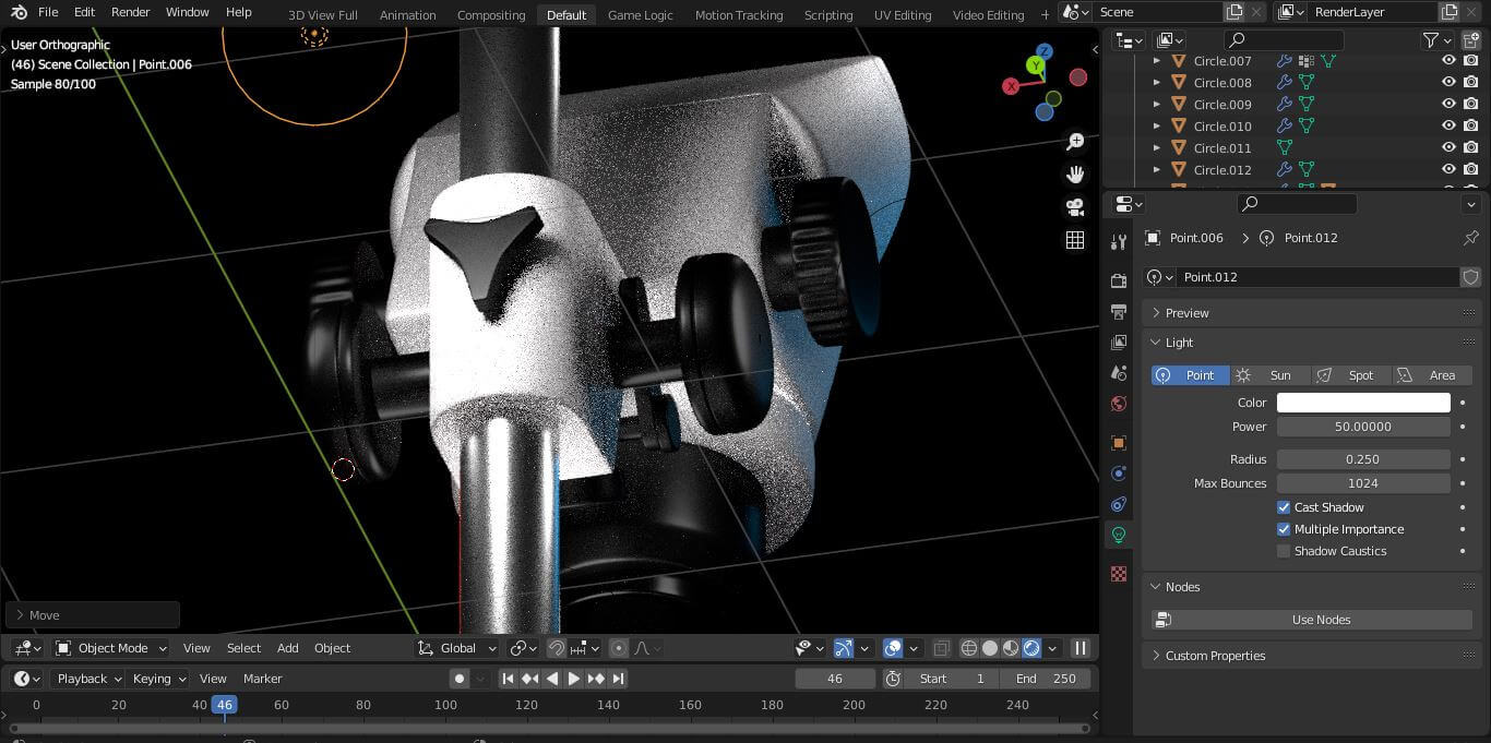 Stereo Microscope - 3D Model by Touati