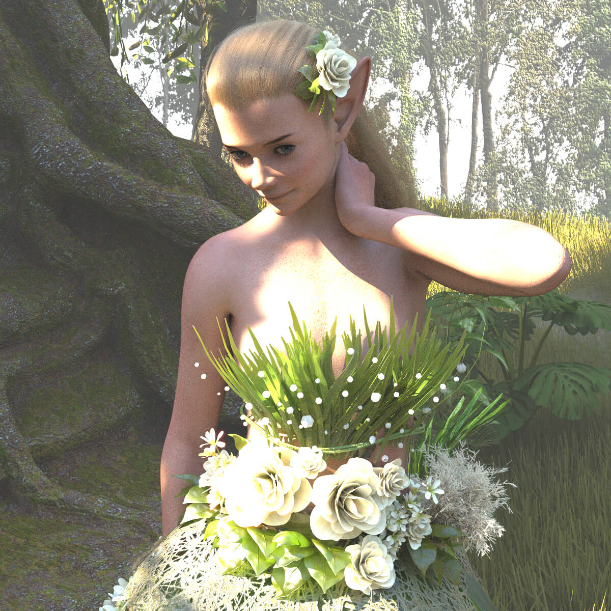 Sunshine #2 3D Render, Digital Art by Tourmaline72