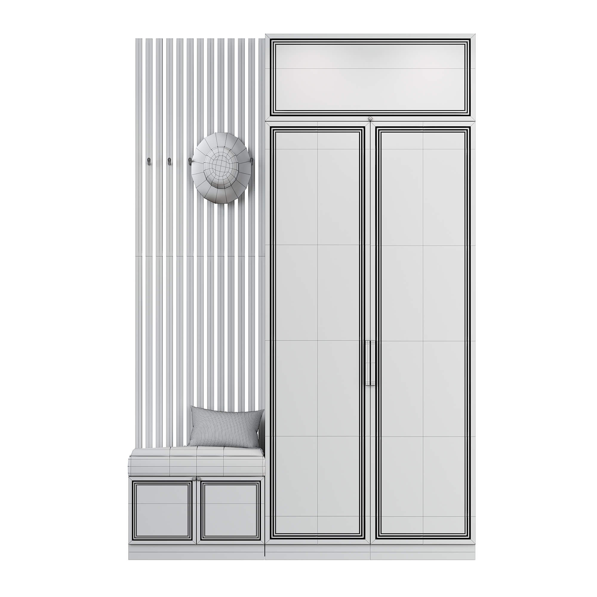 Hallway Set 3 - Free 3D Model by toxirow
