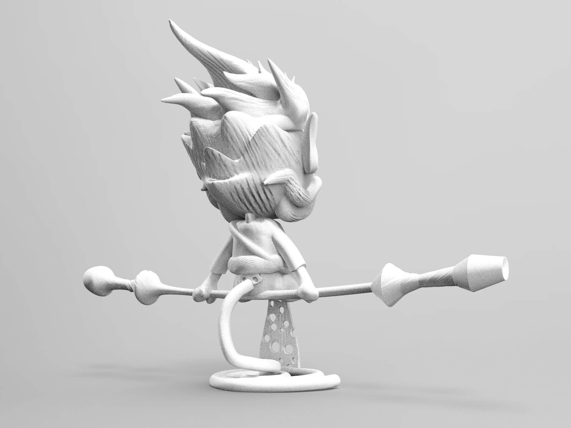 Magic Monkey Wukong - 3D Model by trademan1986