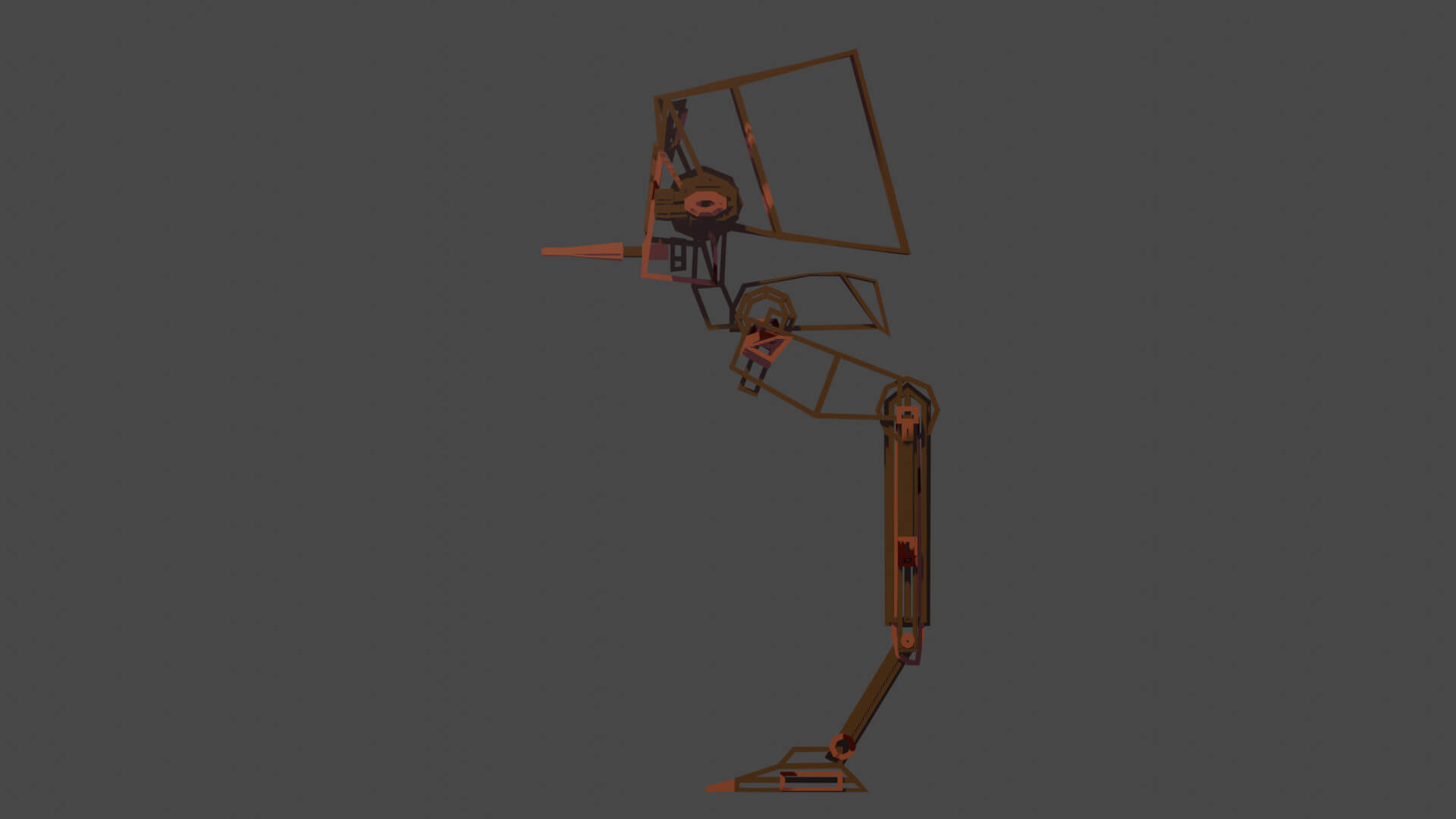 Low Poly AT-ST Free 3D Model by Traiven