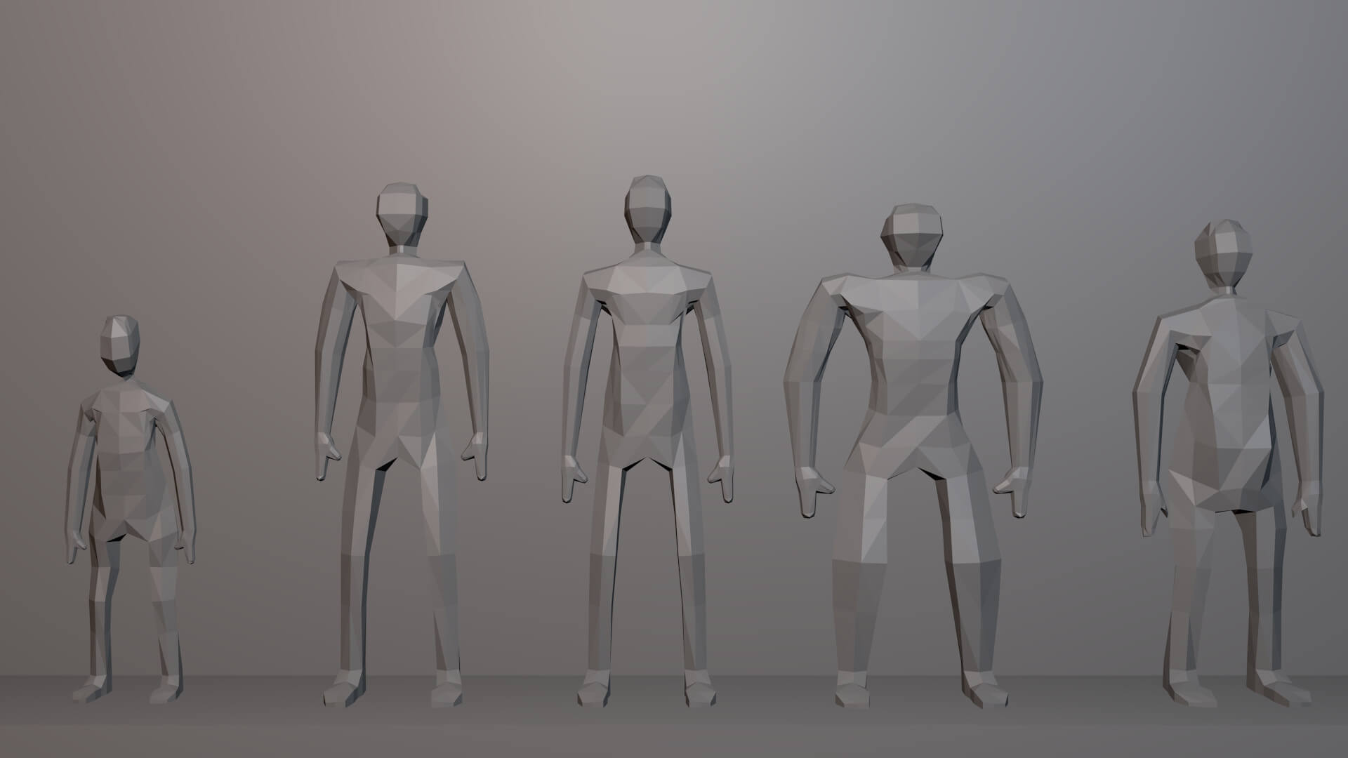 Base People Pack - Free 3D Model by Traiven