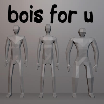 Base People Pack - Free 3D Model by Traiven