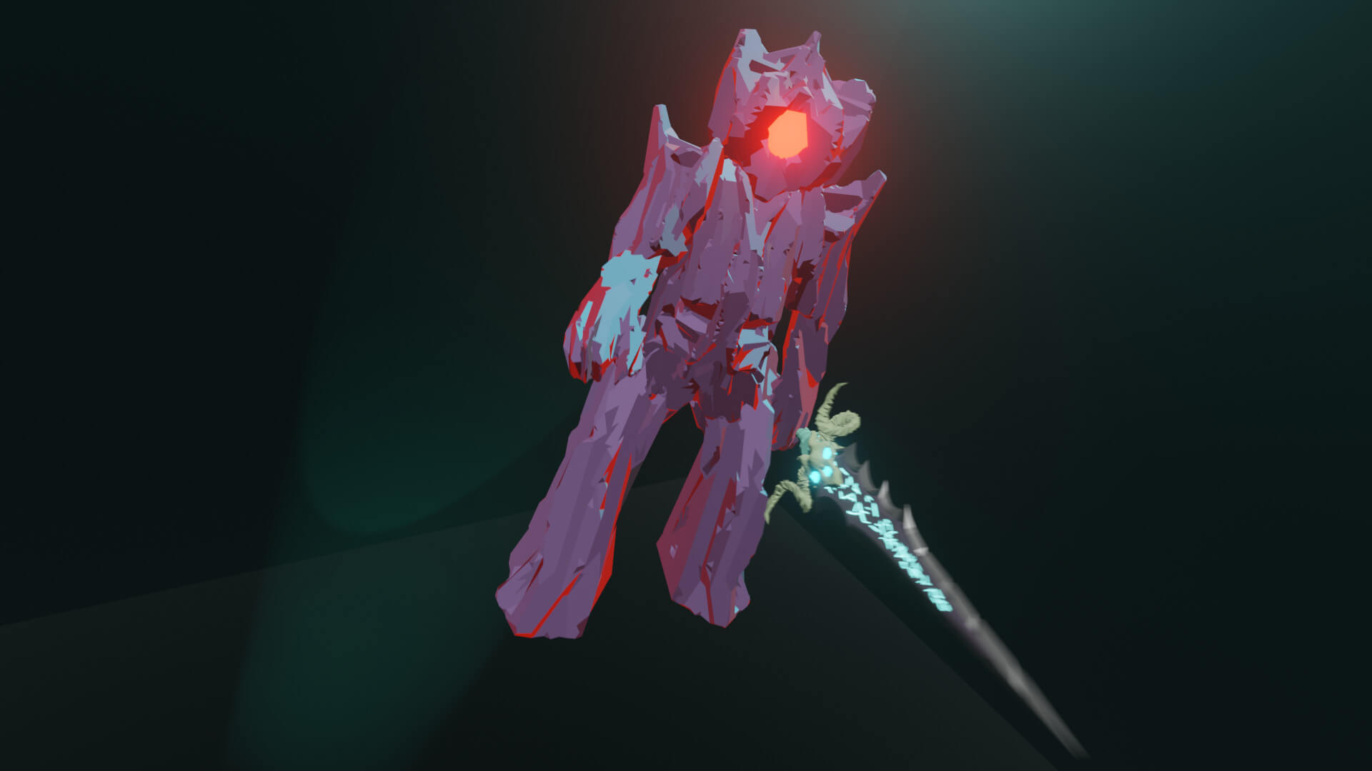 Lava Stone Golem - Free 3D Model by Traiven