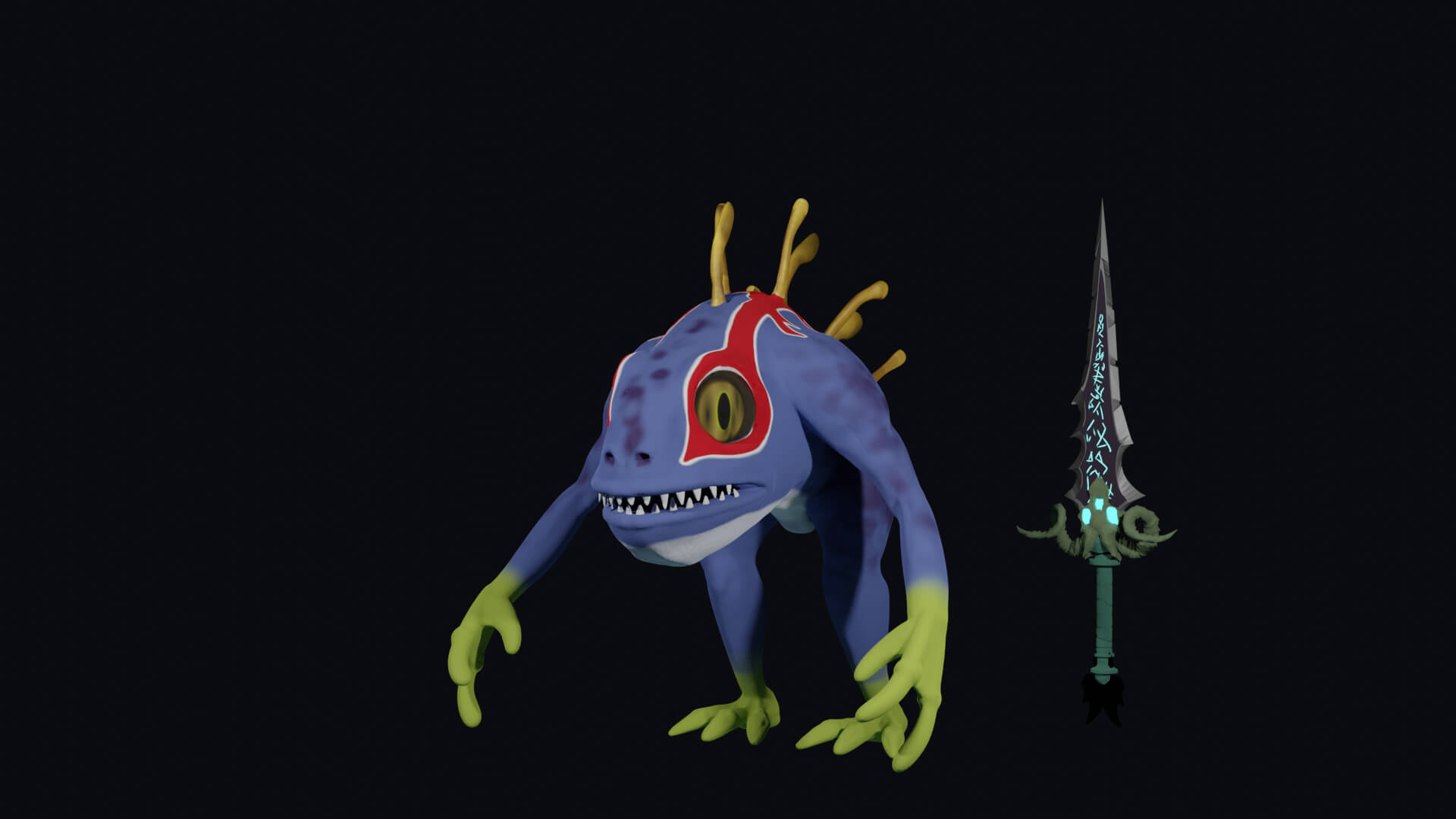 Warcraft Murloc - Free 3D Model by Traiven