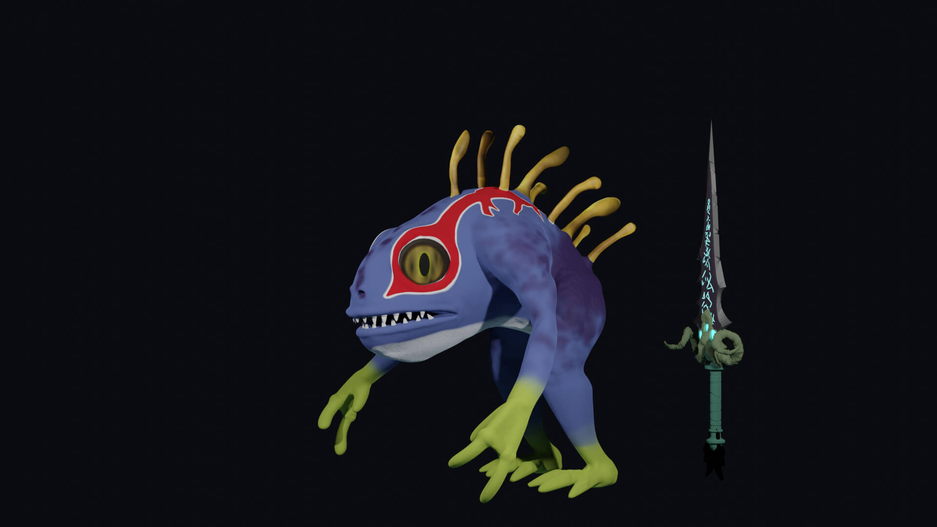 Warcraft Murloc - Free 3D Model by Traiven