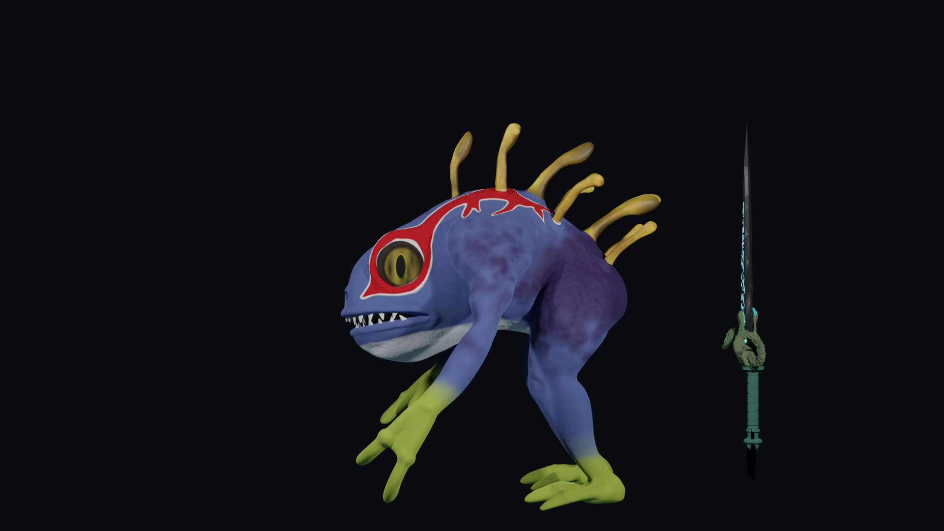 Warcraft Murloc - Free 3D Model by Traiven