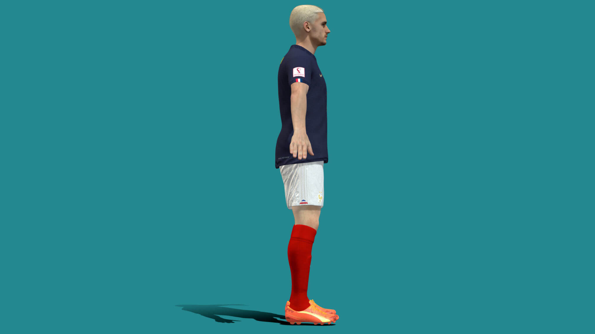3D Rigged Griezmann by tranduyhieu