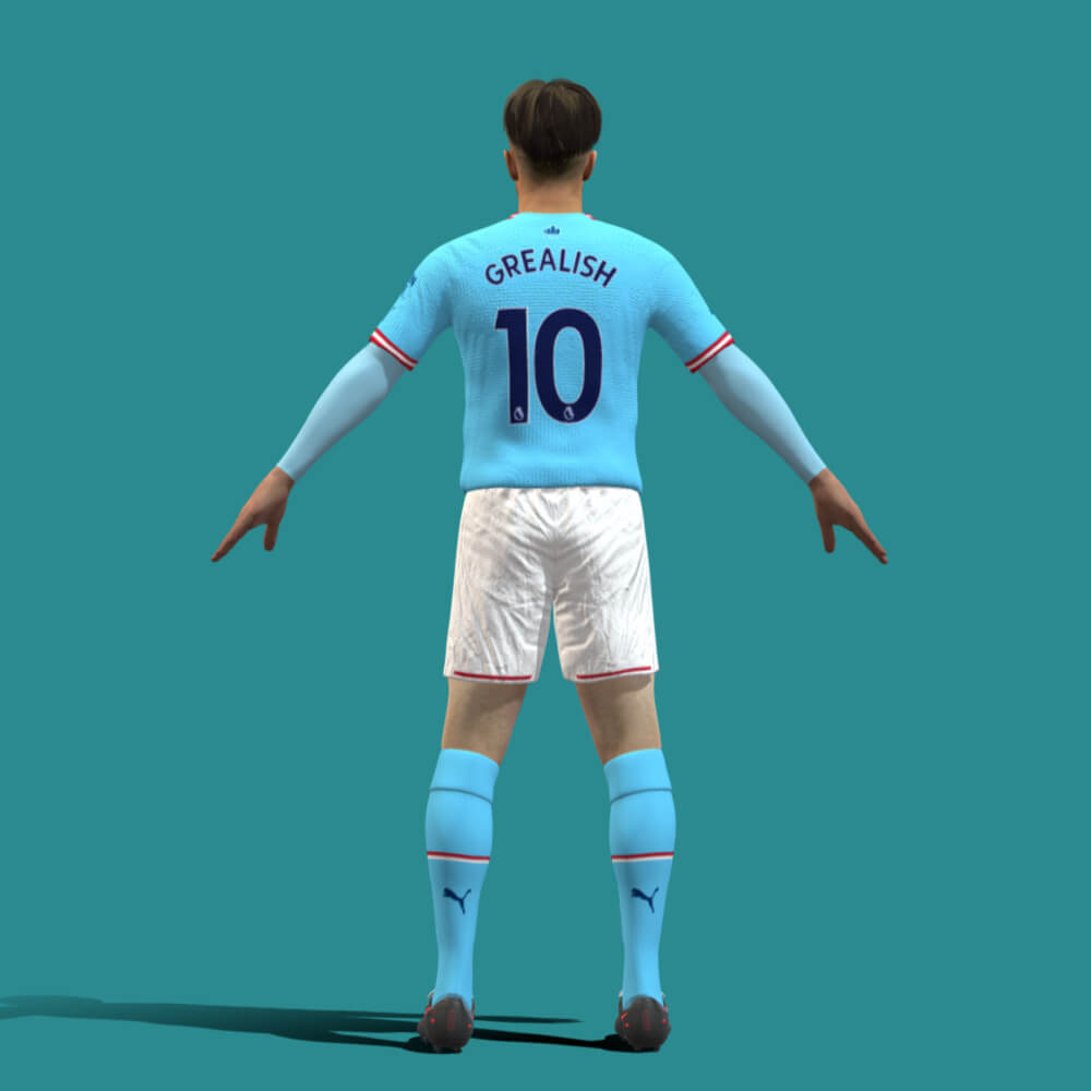 3D Rigged Jack Grealish by tranduyhieu