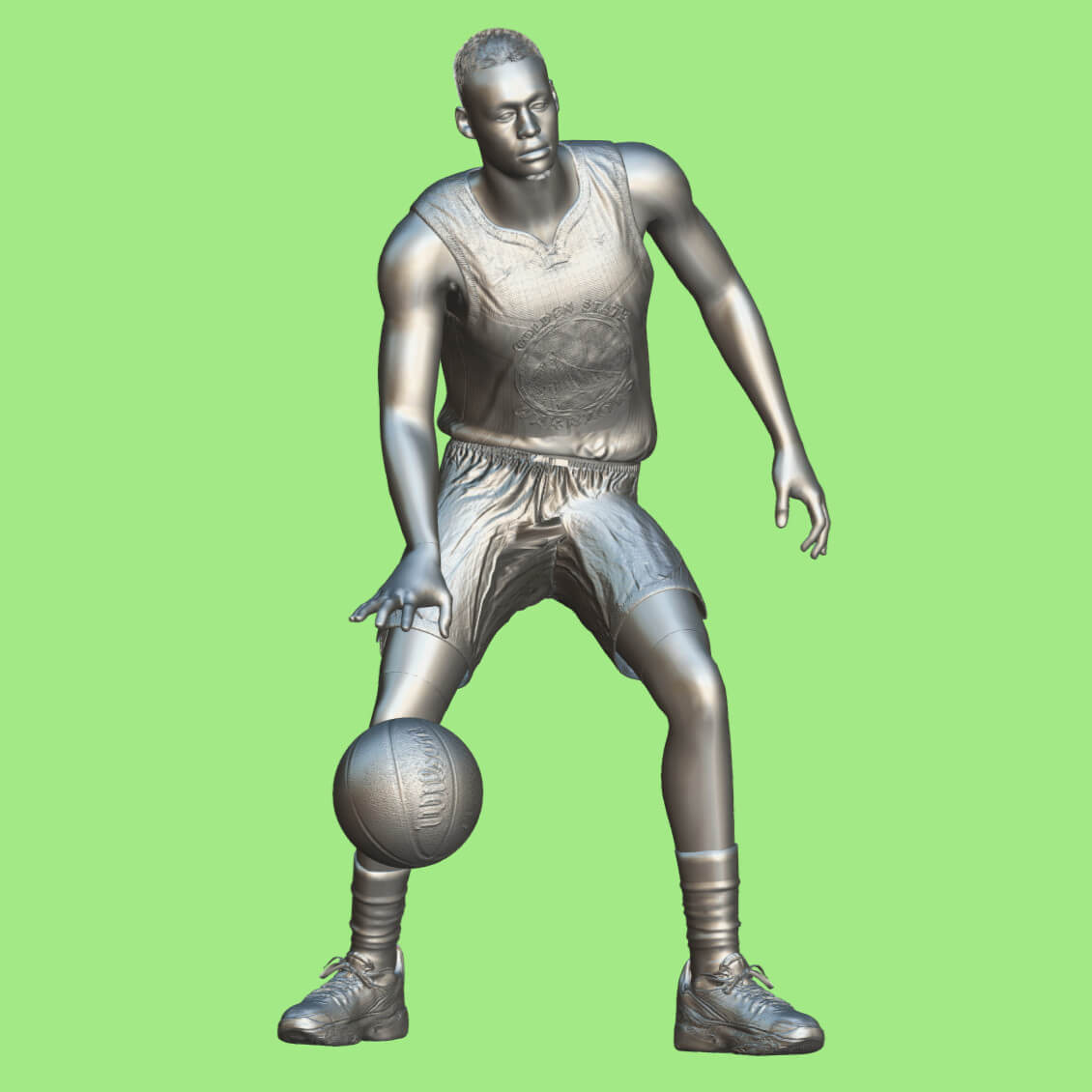 3D Rigged Jordan Poole Golden State Warriors NBA by tranduyhieu