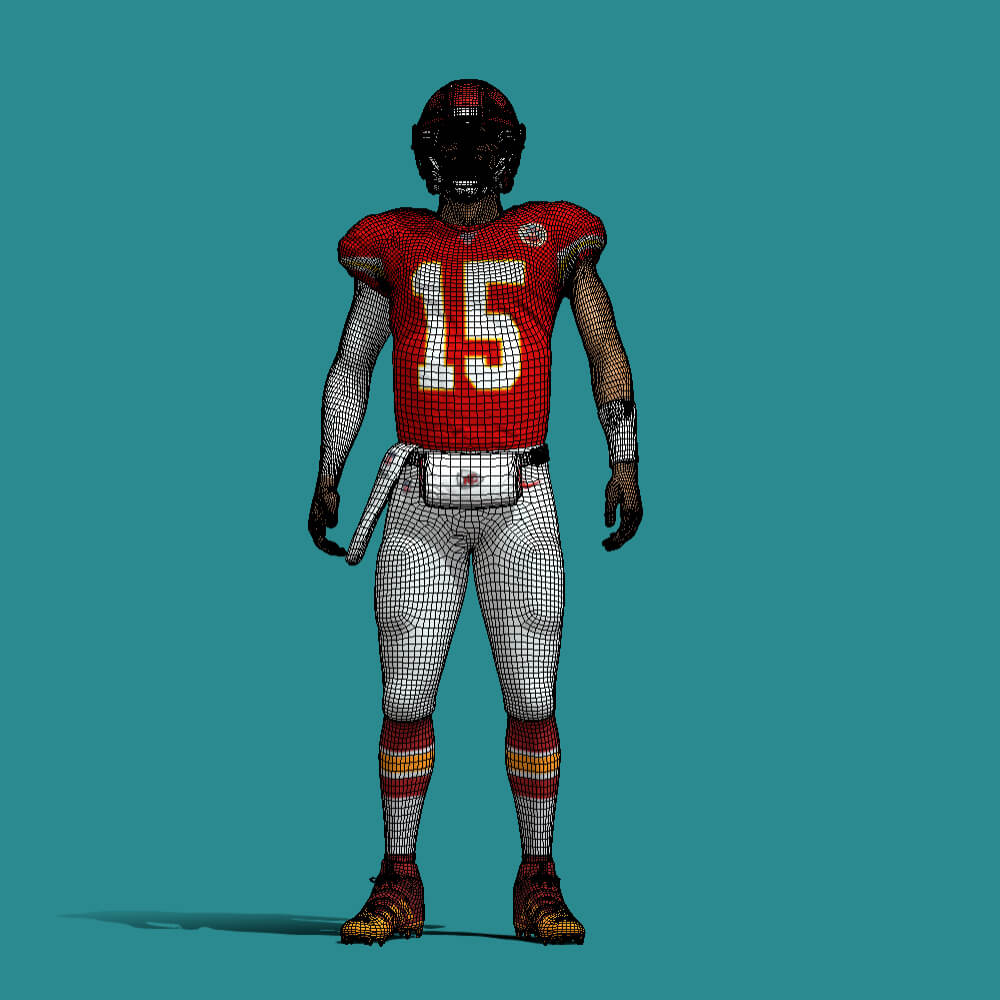 3D Rigged Patrick Mahomes NFL by tranduyhieu