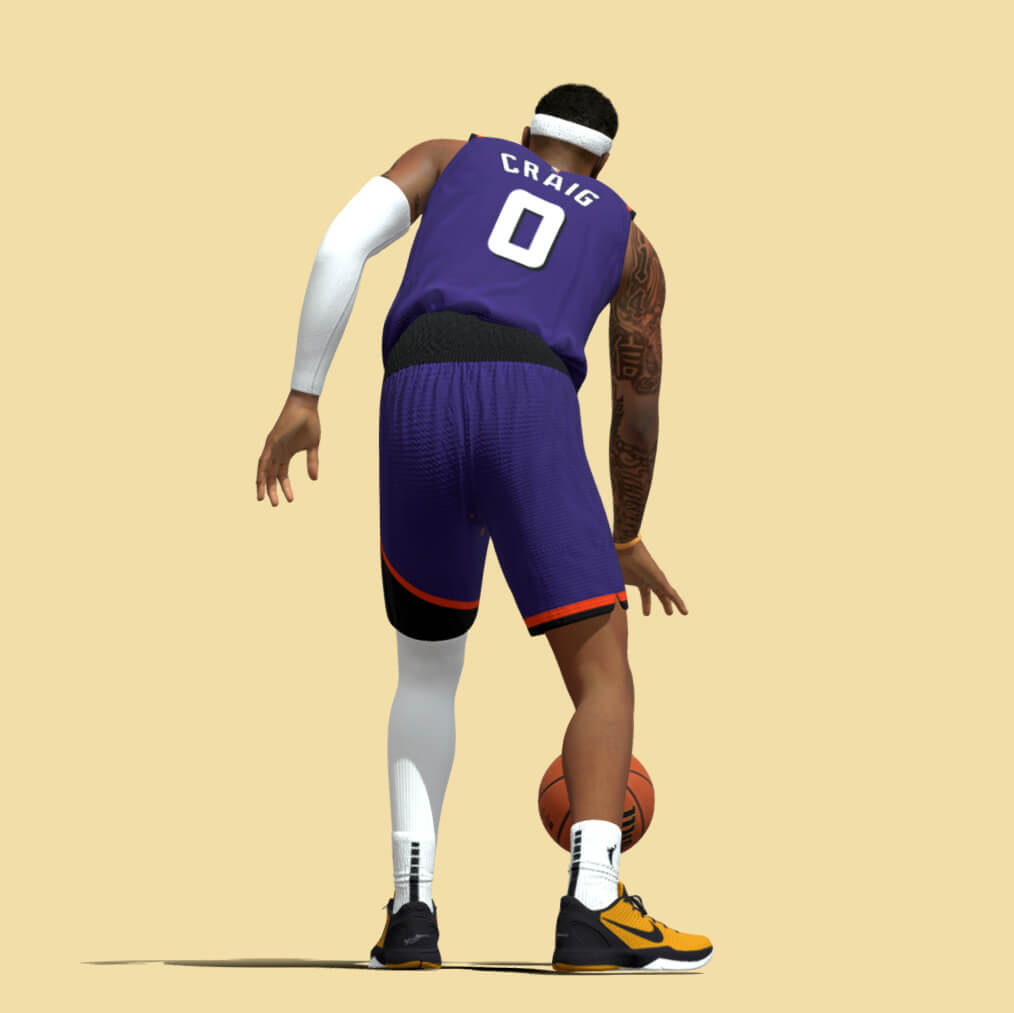 3D Rigged Torrey Craig Phoenix Suns NBA by tranduyhieu