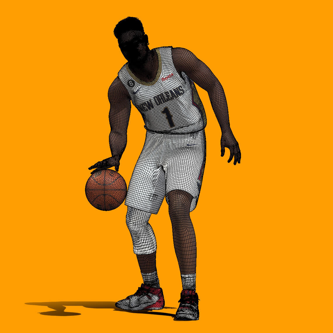 3D Rigged Zion Williamson New Orleans NBA by tranduyhieu