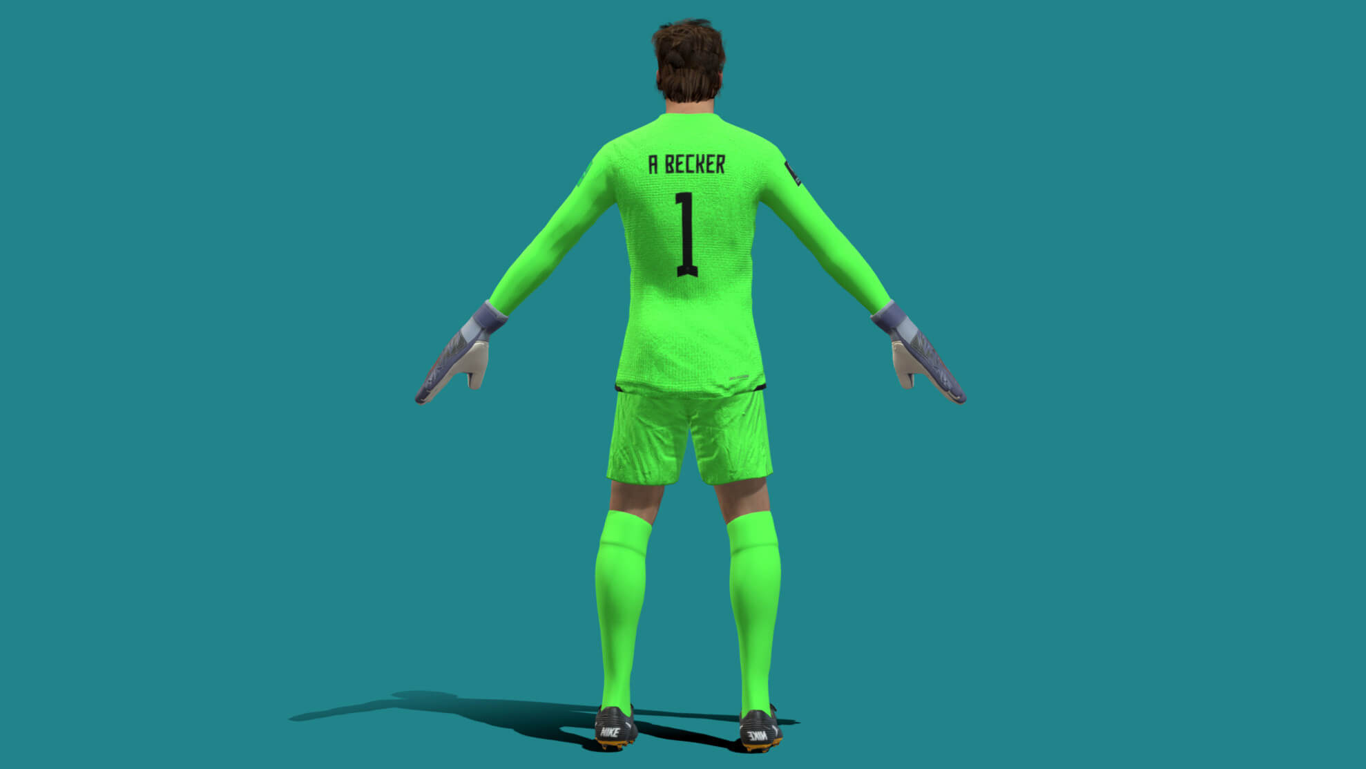 Alisson Becker Brazil Worldcup 2022 - 3D Model by tranduyhieu