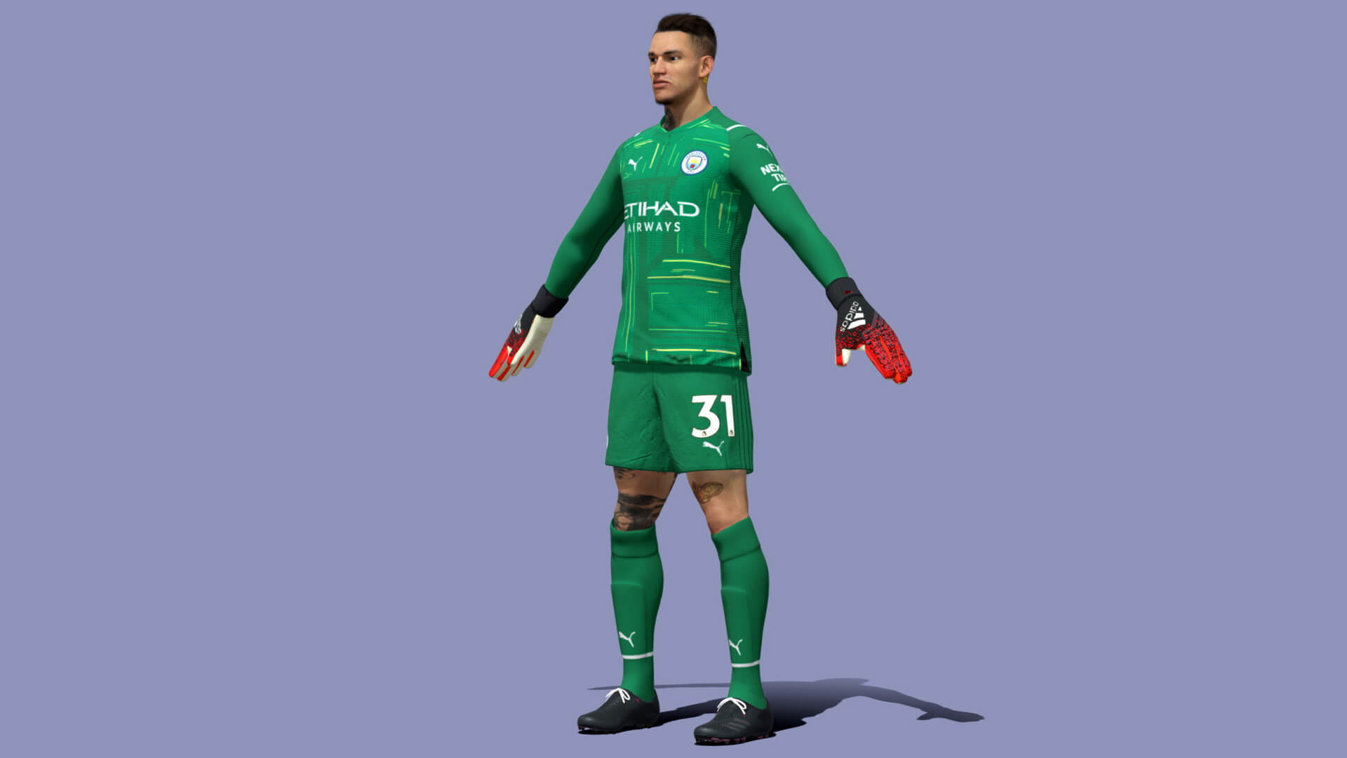 Ederson Goalkeeper - 3D Model by tranduyhieu