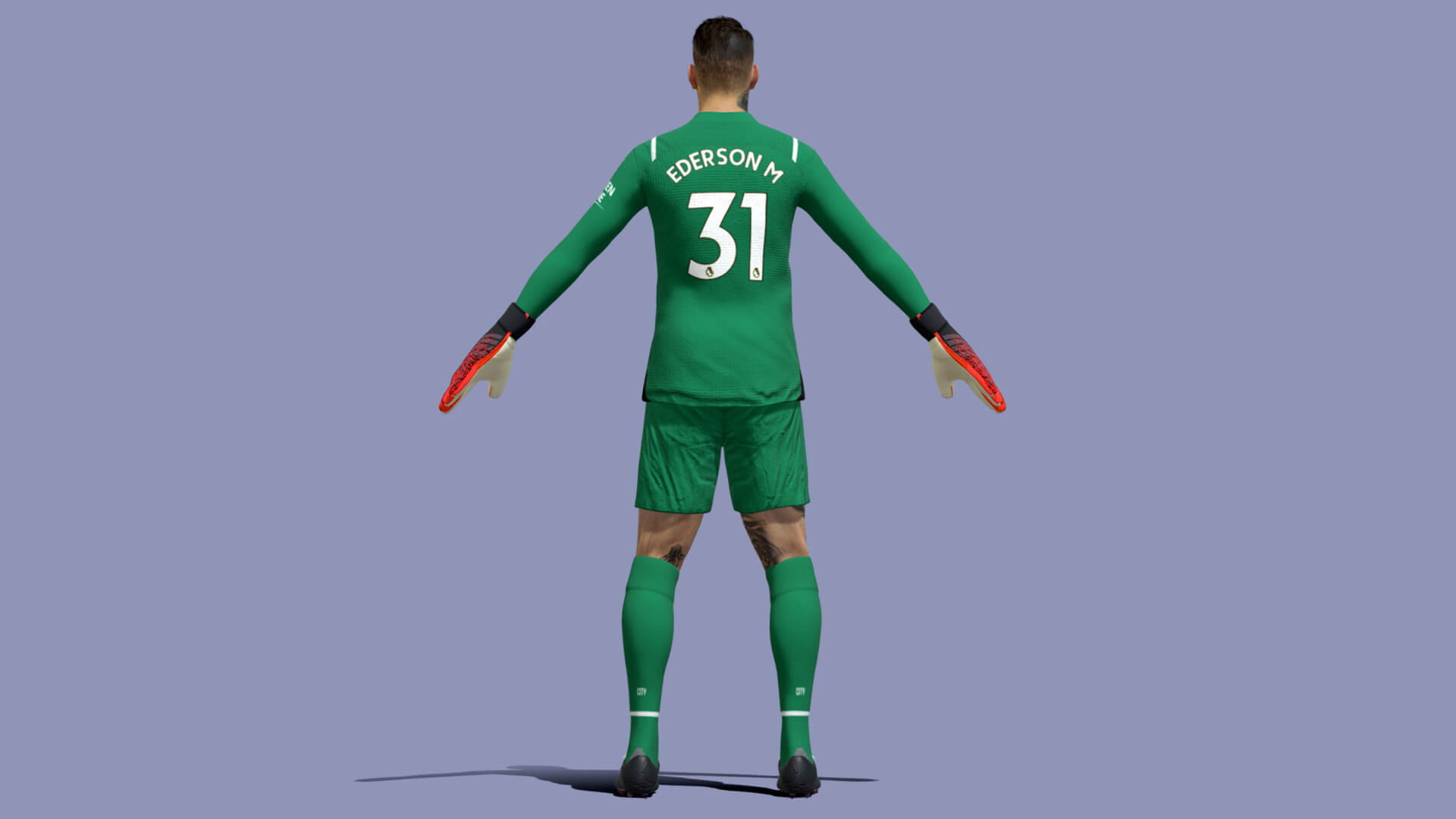 Ederson Goalkeeper - 3D Model by tranduyhieu