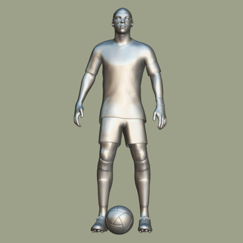 Kylian Mbappe France Euro 2024 3D Render by tranduyhieu
