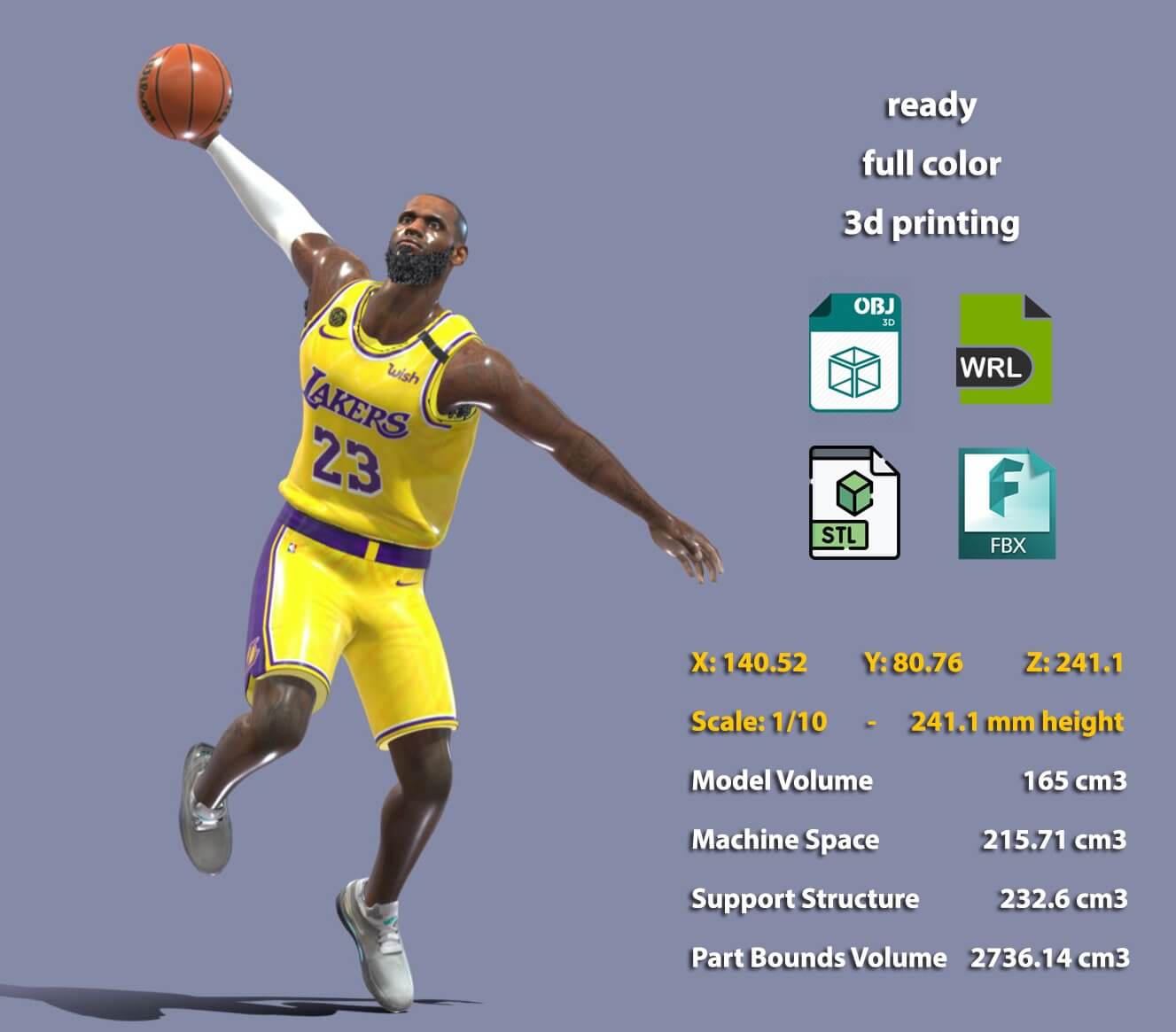 LeBron James - 3D Model by tranduyhieu