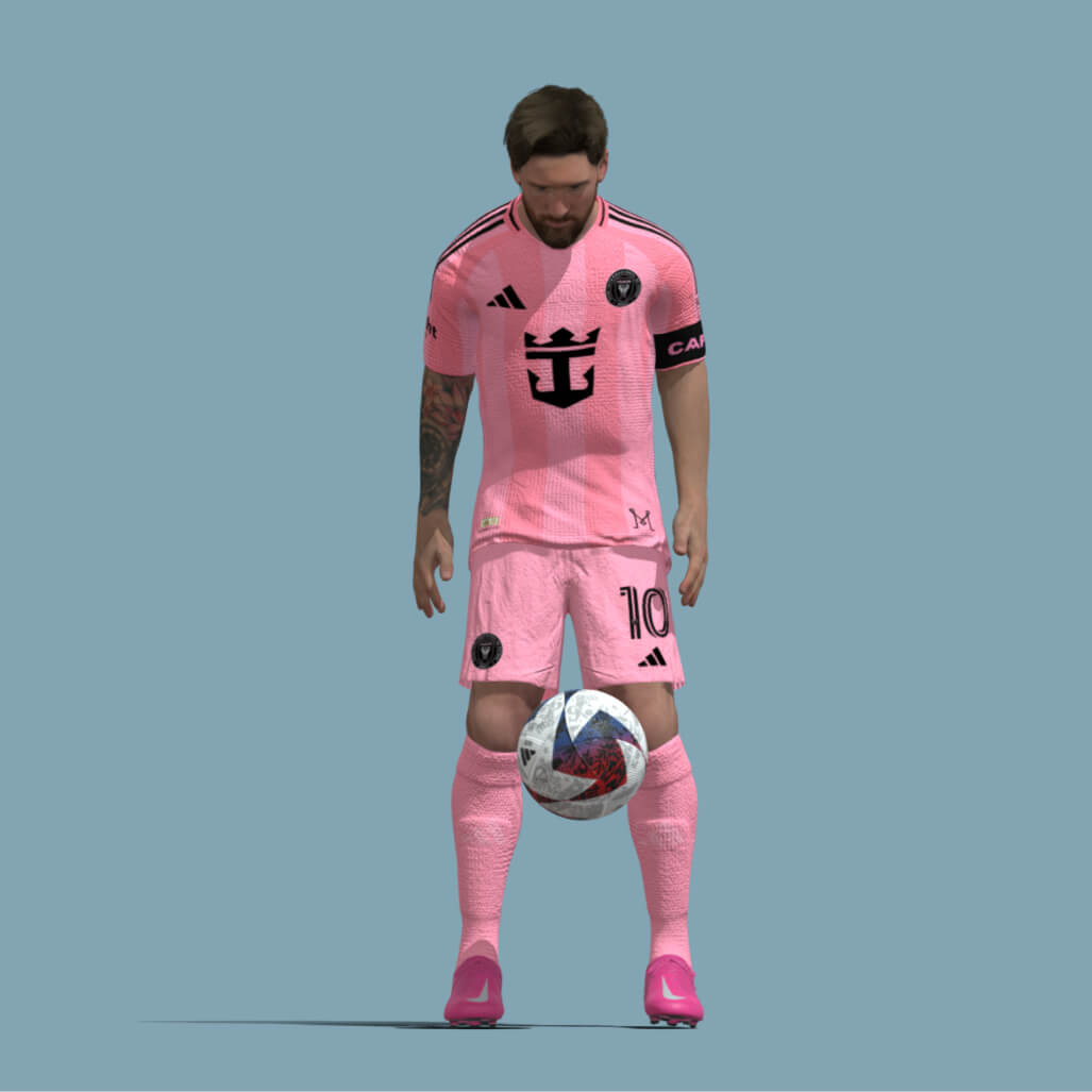 Lionel Messi Freestyle Skills - 3D Model by tranduyhieu