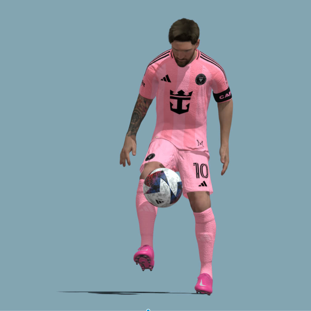 Lionel Messi Freestyle Skills - 3D Model by tranduyhieu